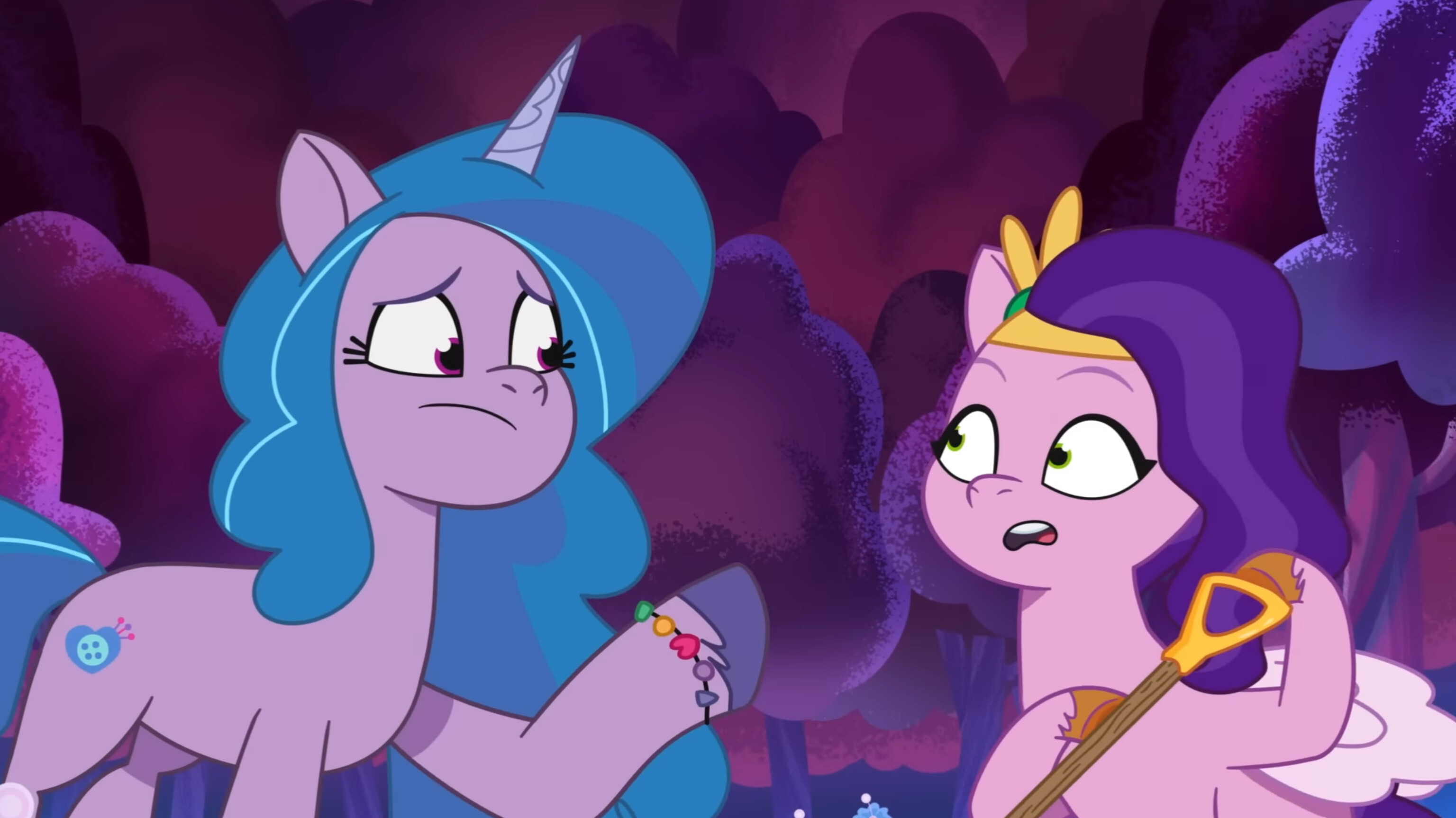 #3200616 - safe, screencap, izzy moonbow, pipp petals, pegasus, pony ...