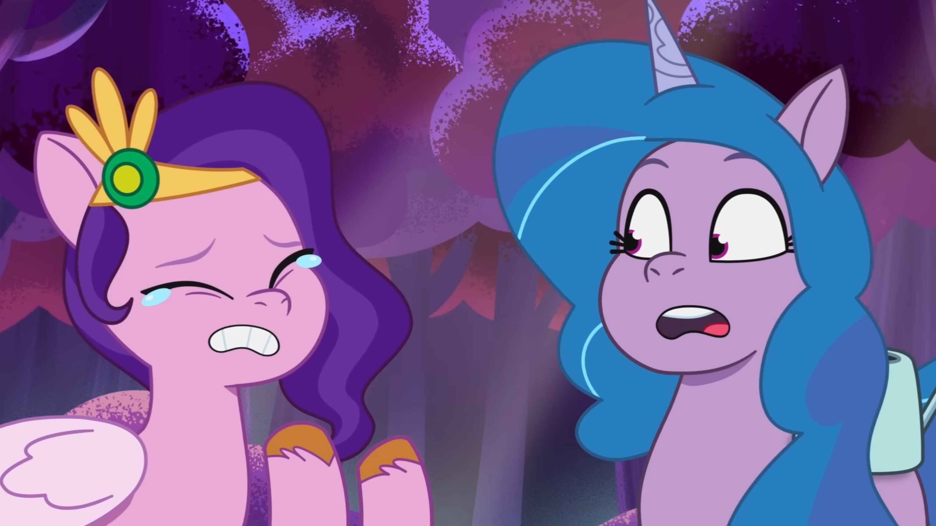 #3201240 - safe, screencap, izzy moonbow, pipp petals, pegasus, pony ...