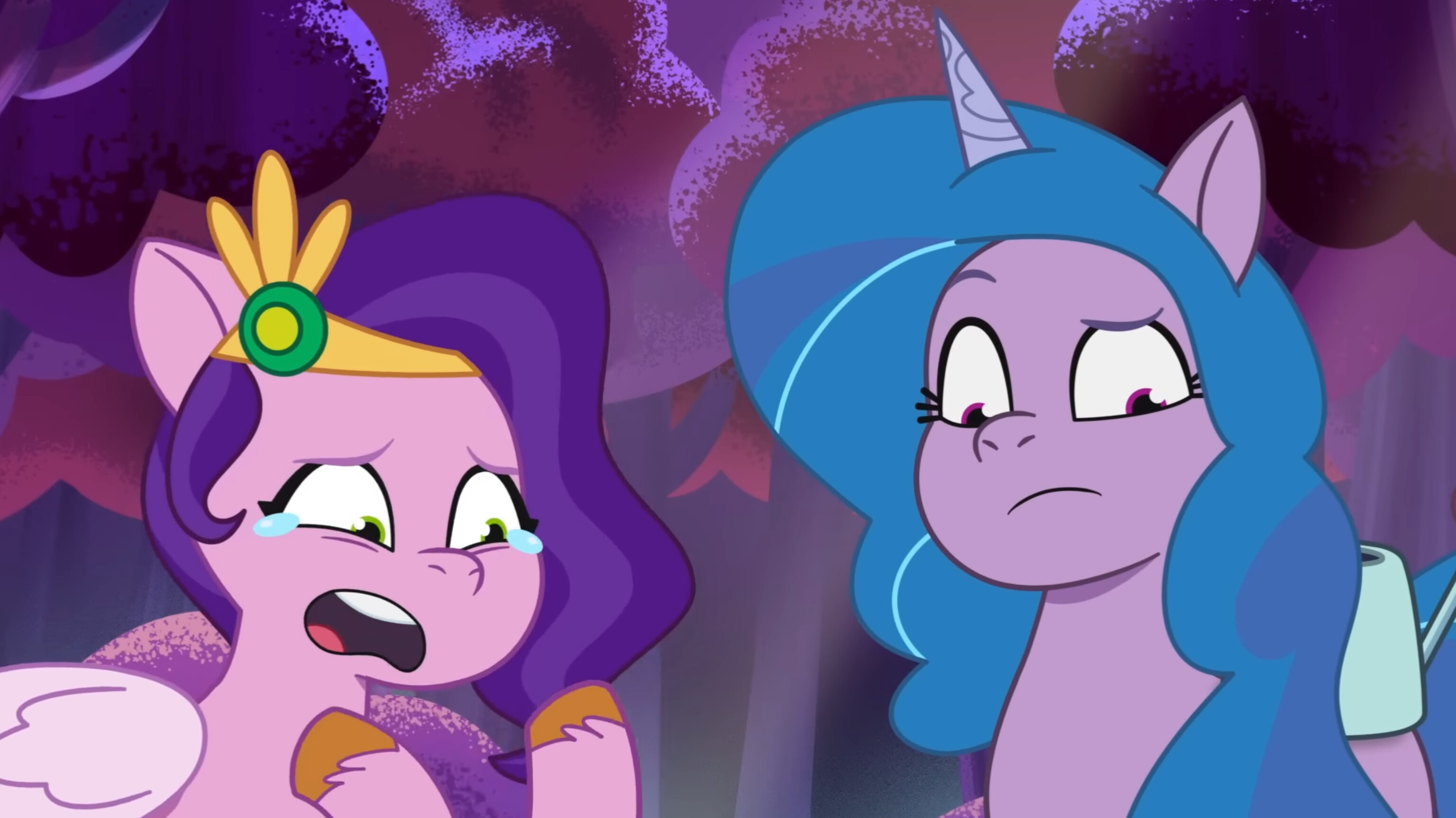 #3201241 - safe, screencap, izzy moonbow, pipp petals, pegasus, pony ...