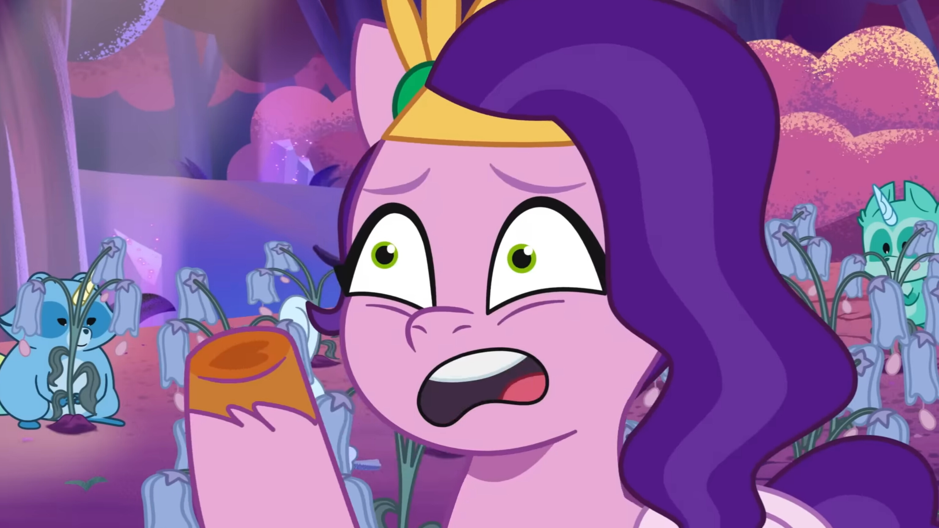 #3201286 - safe, screencap, pipp petals, bunnycorn, pegasus, pony, rabbit, raccoon, raccoonicorn ...