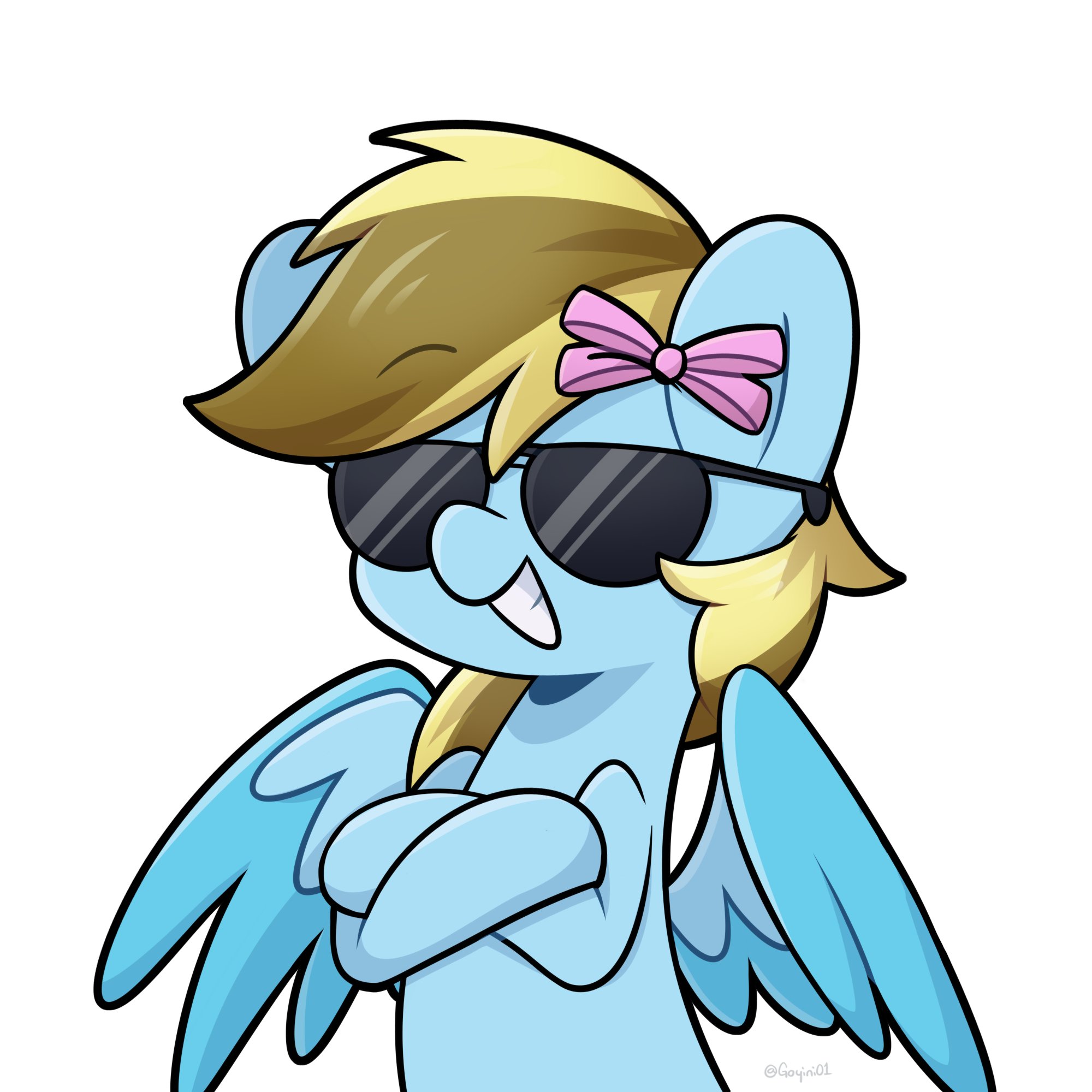 #3201944 - safe, artist:goyini01, oc, oc only, oc:lucky bolt, pegasus ...