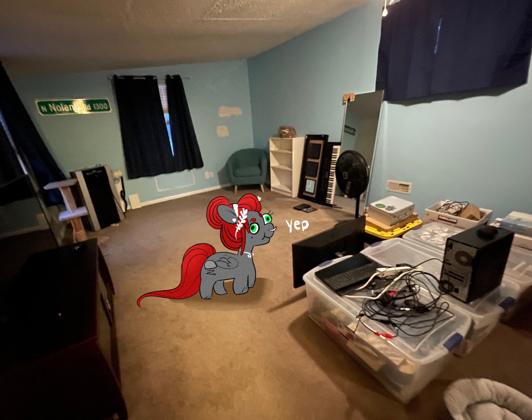 #3203031 - safe, artist:opalacorn, oc, oc only, oc:void, pegasus, pony ...