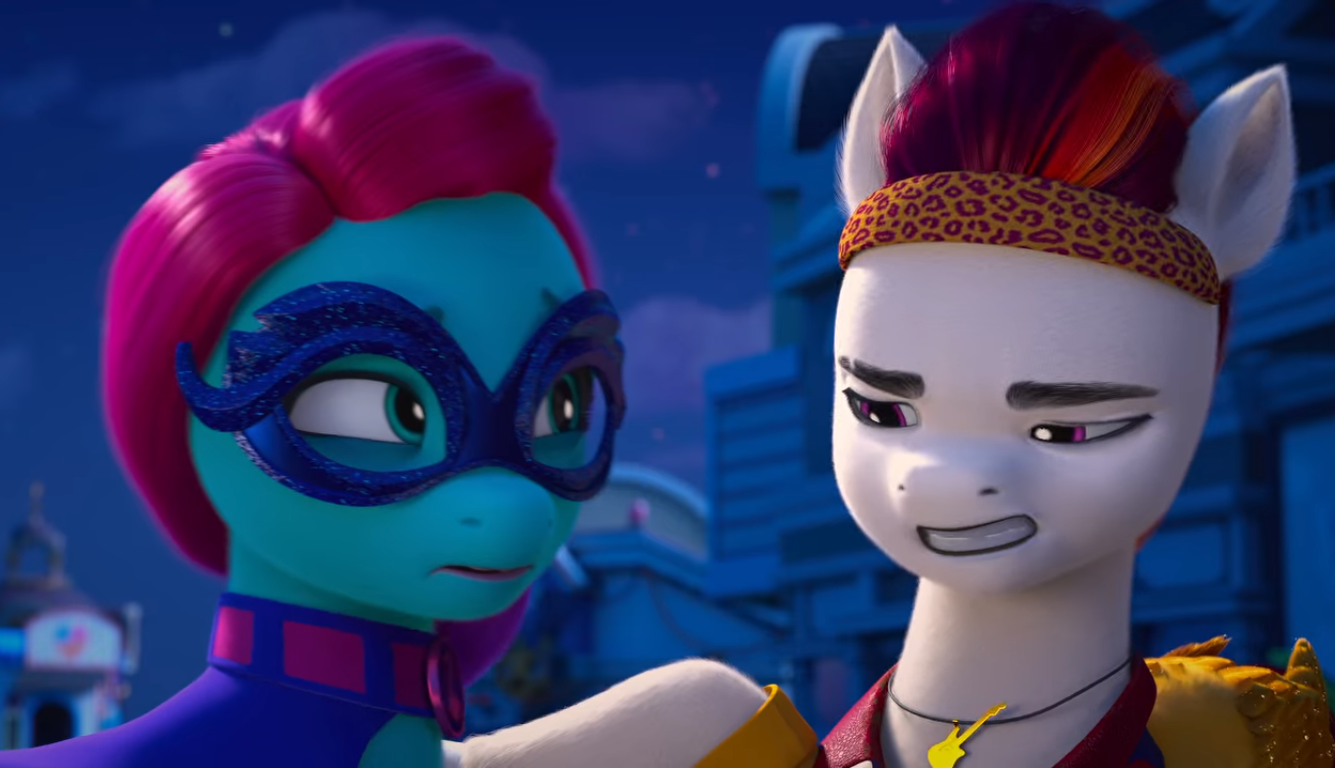 #3203314 - safe, screencap, jazz hooves, rocky riff, earth pony ...