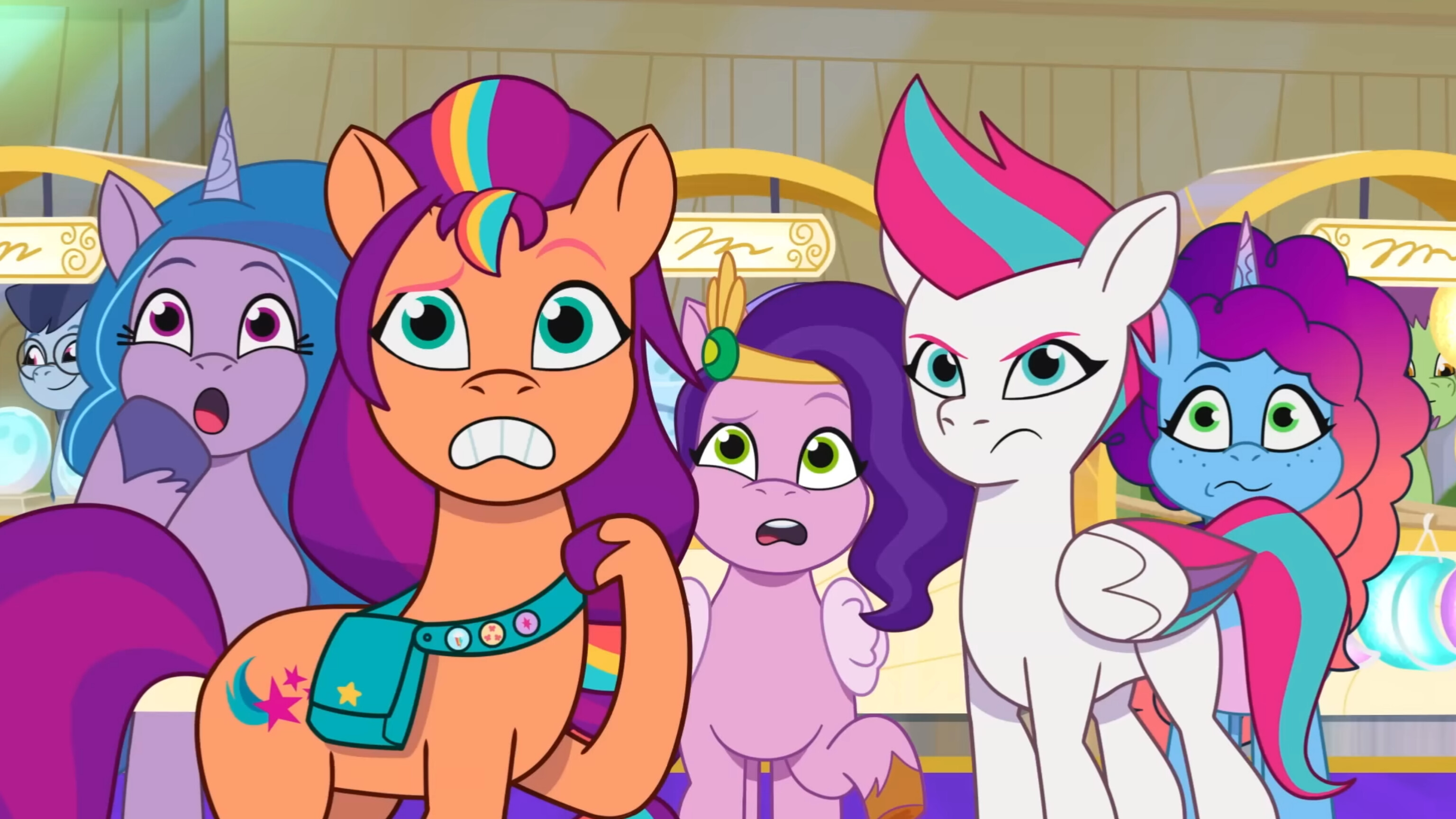 #3193397 - safe, screencap, izzy moonbow, misty brightdawn, paisley ...