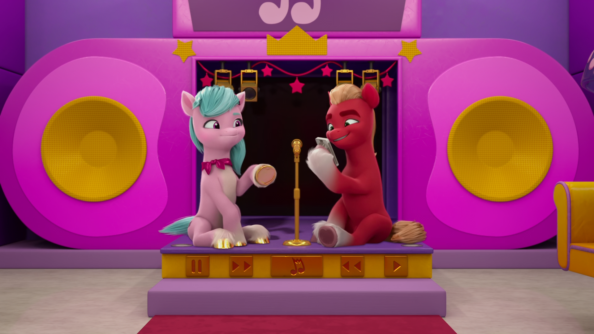 #3204179 - safe, screencap, dahlia, sprout cloverleaf, earth pony, pony ...