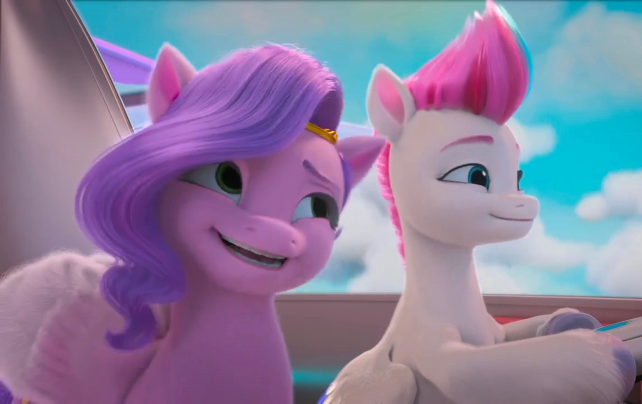 #3204599 - safe, screencap, pipp petals, zipp storm, pegasus, pony, cutie blossom bash, g5, my ...