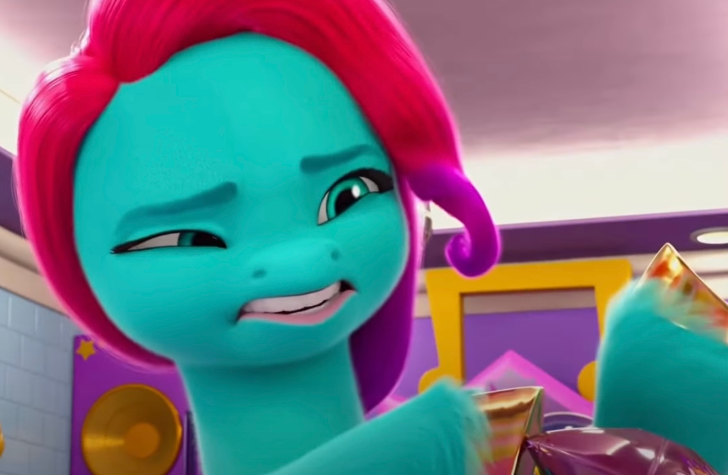 #3208101 - safe, screencap, jazz hooves, earth pony, pony, g5, mane ...