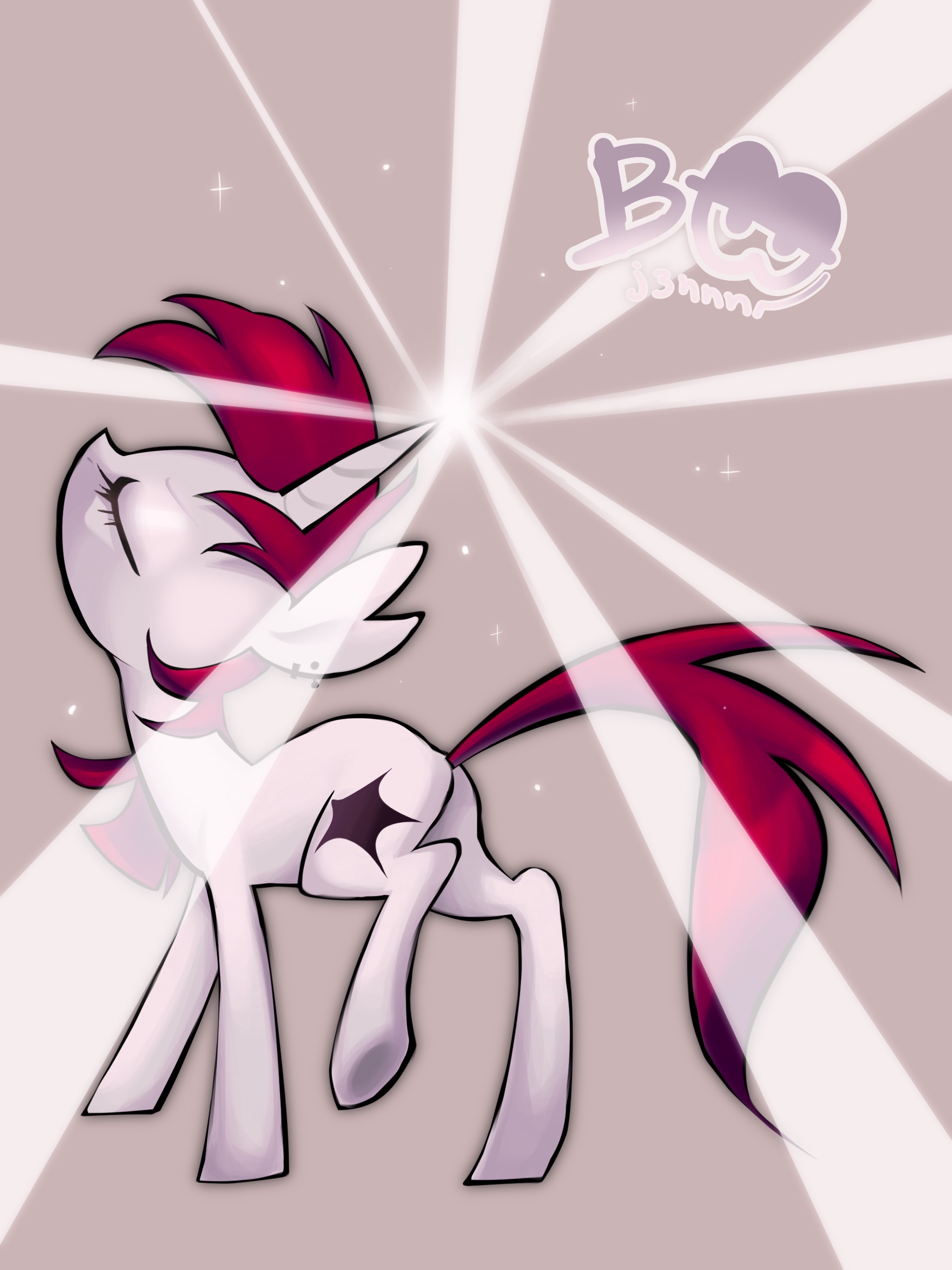 #3208360 - safe, artist:brainr0tter, oc, oc only, pony, unicorn, high res, horn, solo, unicorn ...