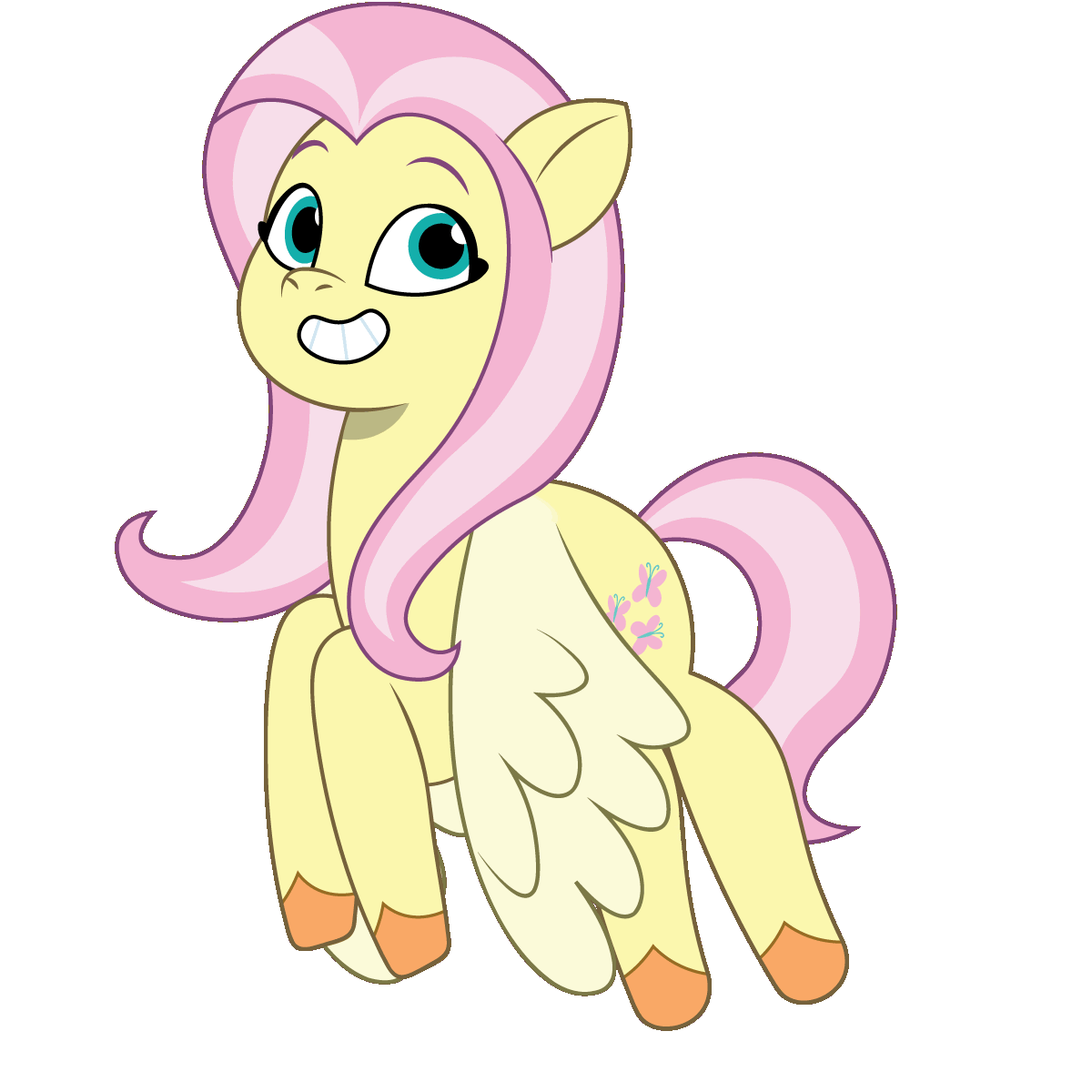 #3210056 - safe, artist:prixy05, fluttershy, pegasus, pony, g4, g5, my ...