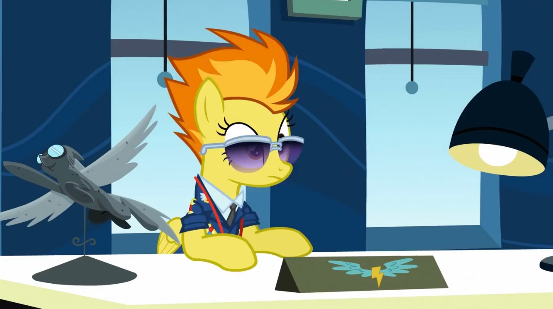 #3194885 - safe, screencap, spitfire, pegasus, pony, wonderbolts ...