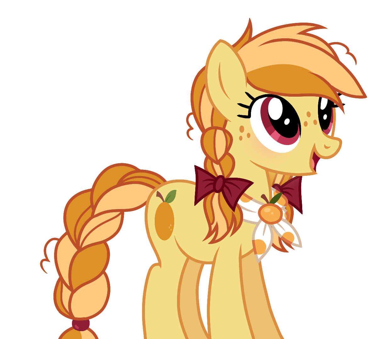 #3194897 - safe, artist:cstrawberrymilk, oc, oc only, oc:orange toffee, earth pony, pony, g4 ...