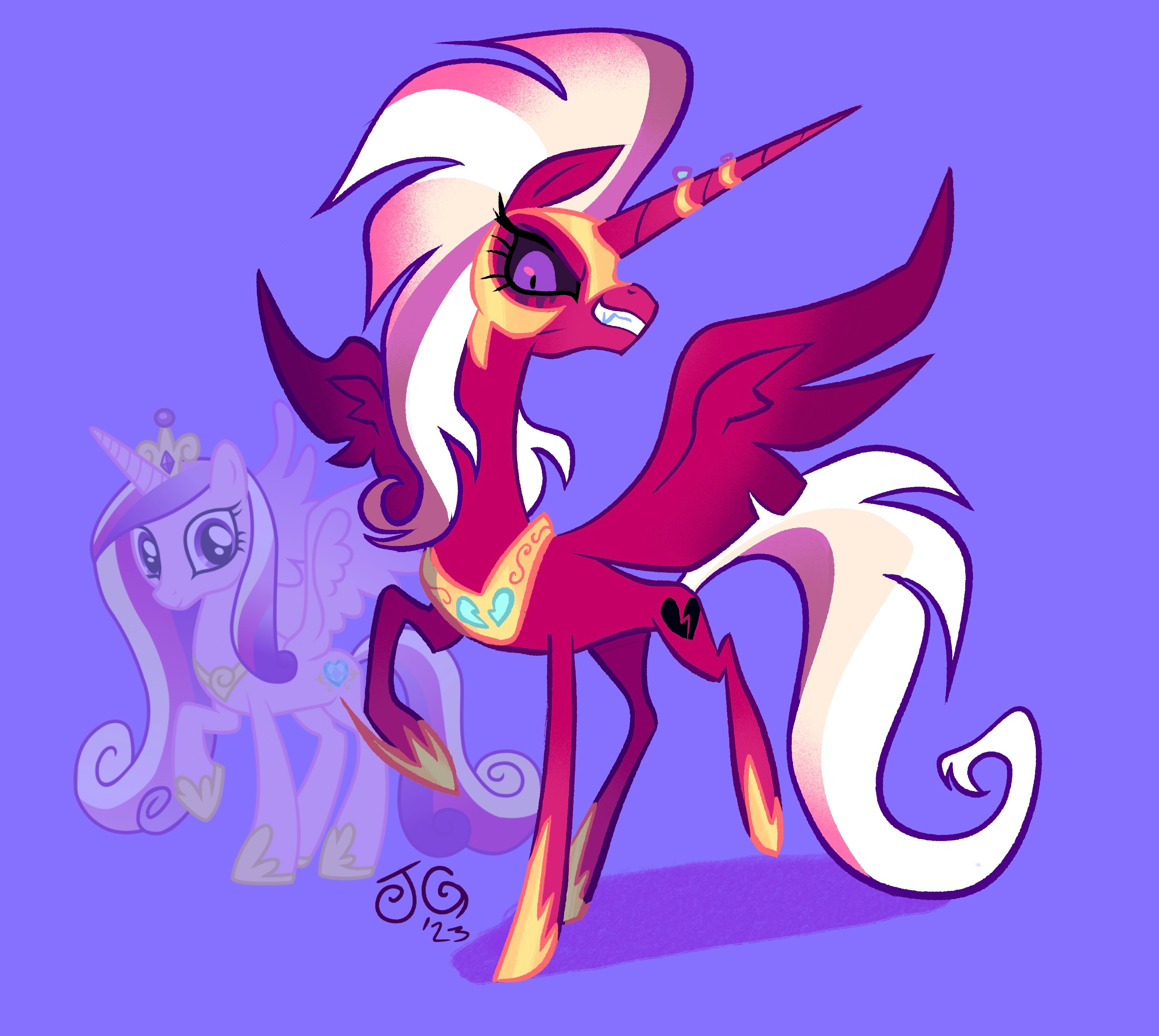#3195197 - safe, artist:janegumball, princess cadance, alicorn, pony ...