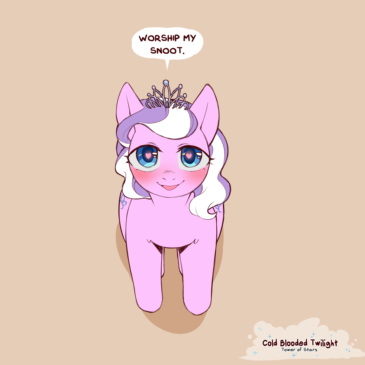 #3195873 - suggestive, artist:cold-blooded-twilight, diamond tiara, g4, bedroom eyes, blushing ...