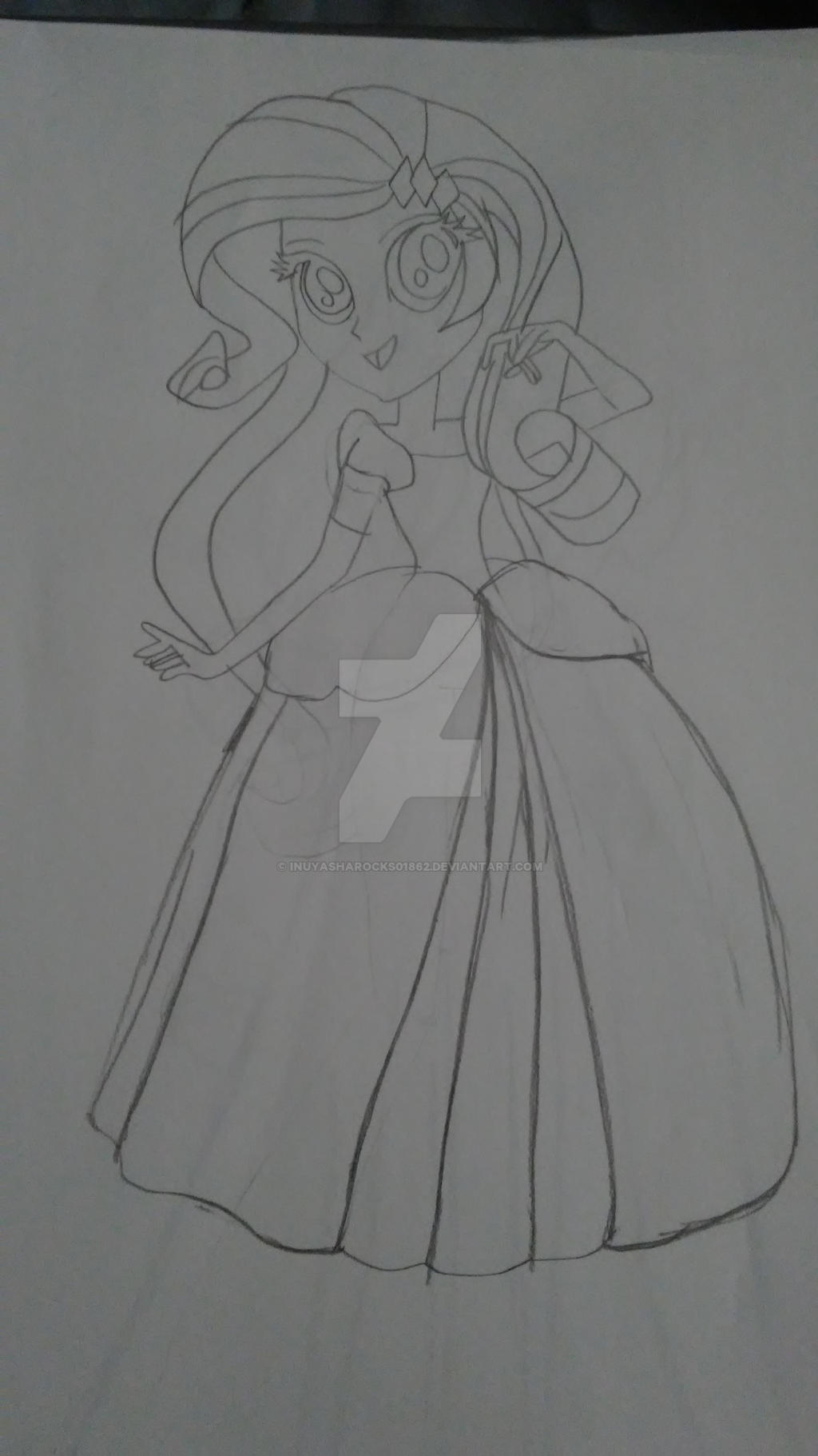 #3272533 - safe, artist:inuyasharocks01862, rarity, human, equestria ...