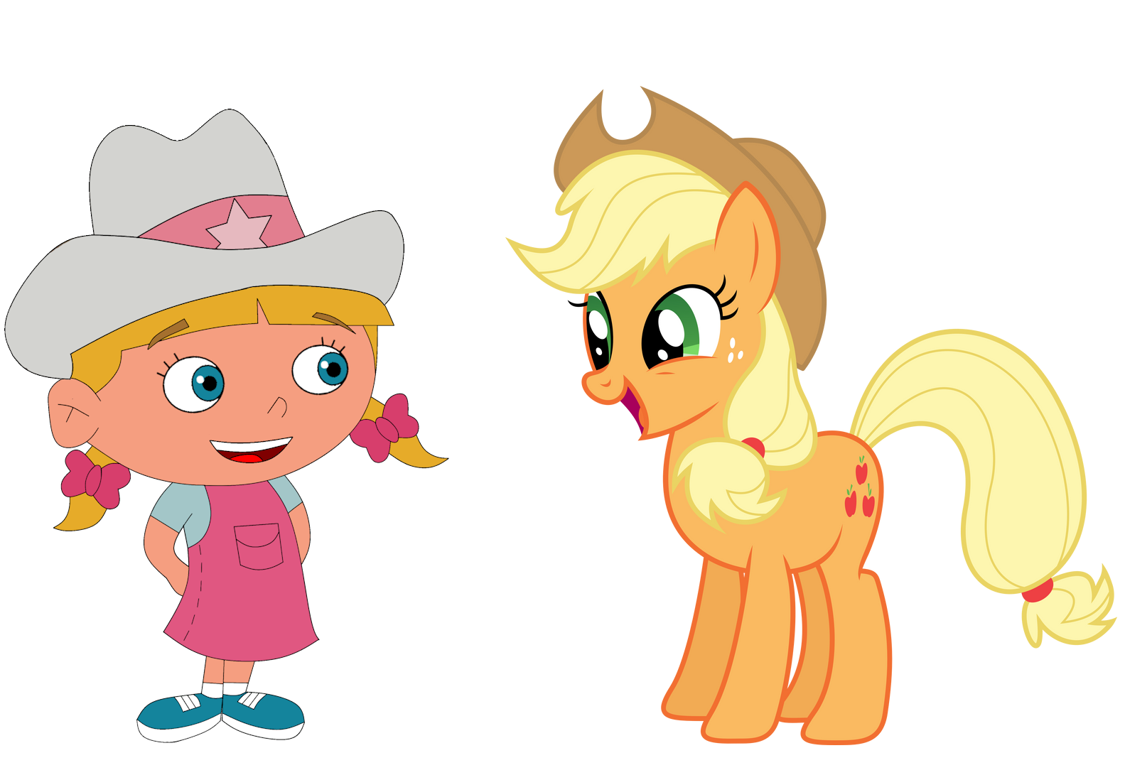 #3272740 - safe, artist:tb50002, applejack, earth pony, g4, annie ...