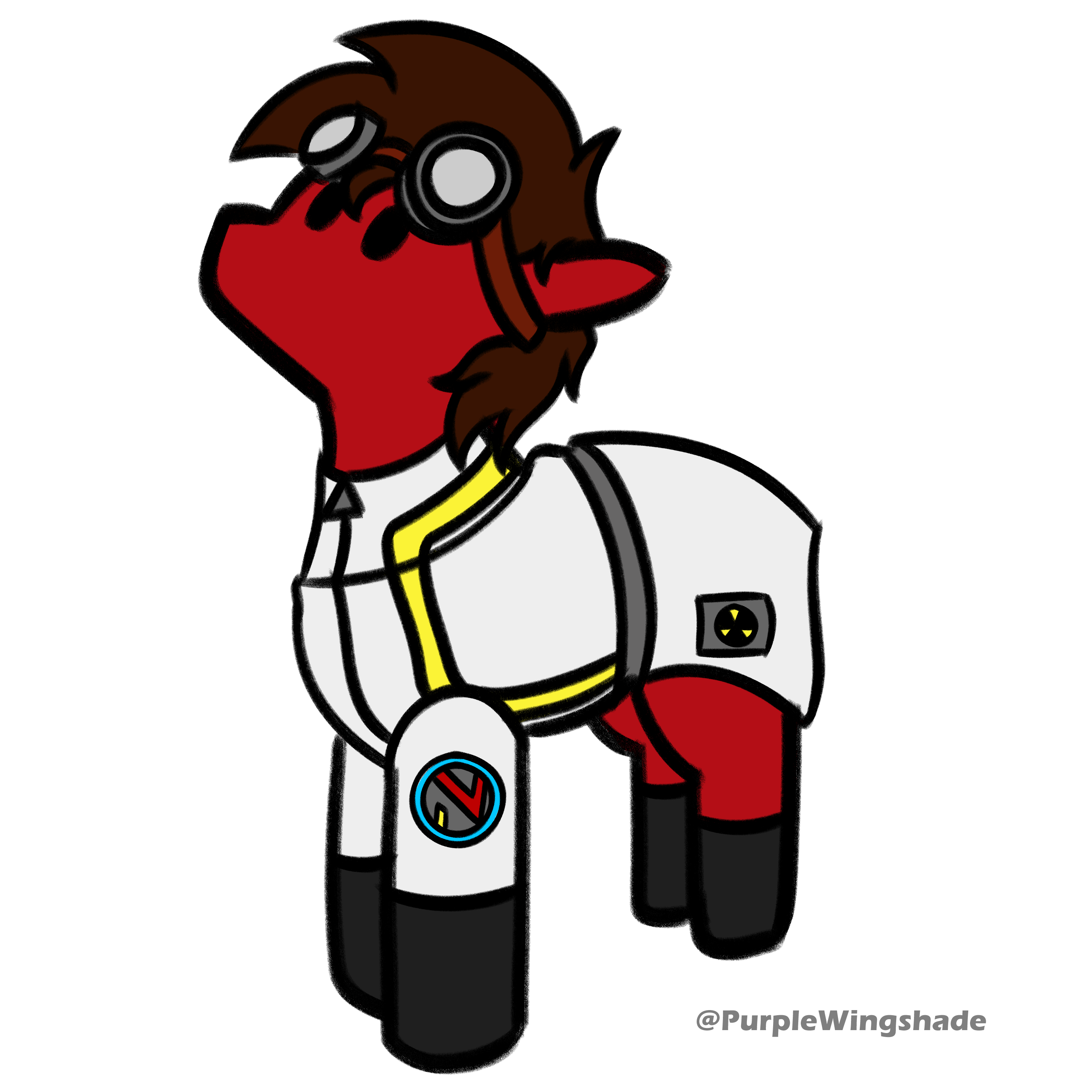 #3272856 - safe, artist:purple wingshade, oc, oc:nuclear fission, pony ...