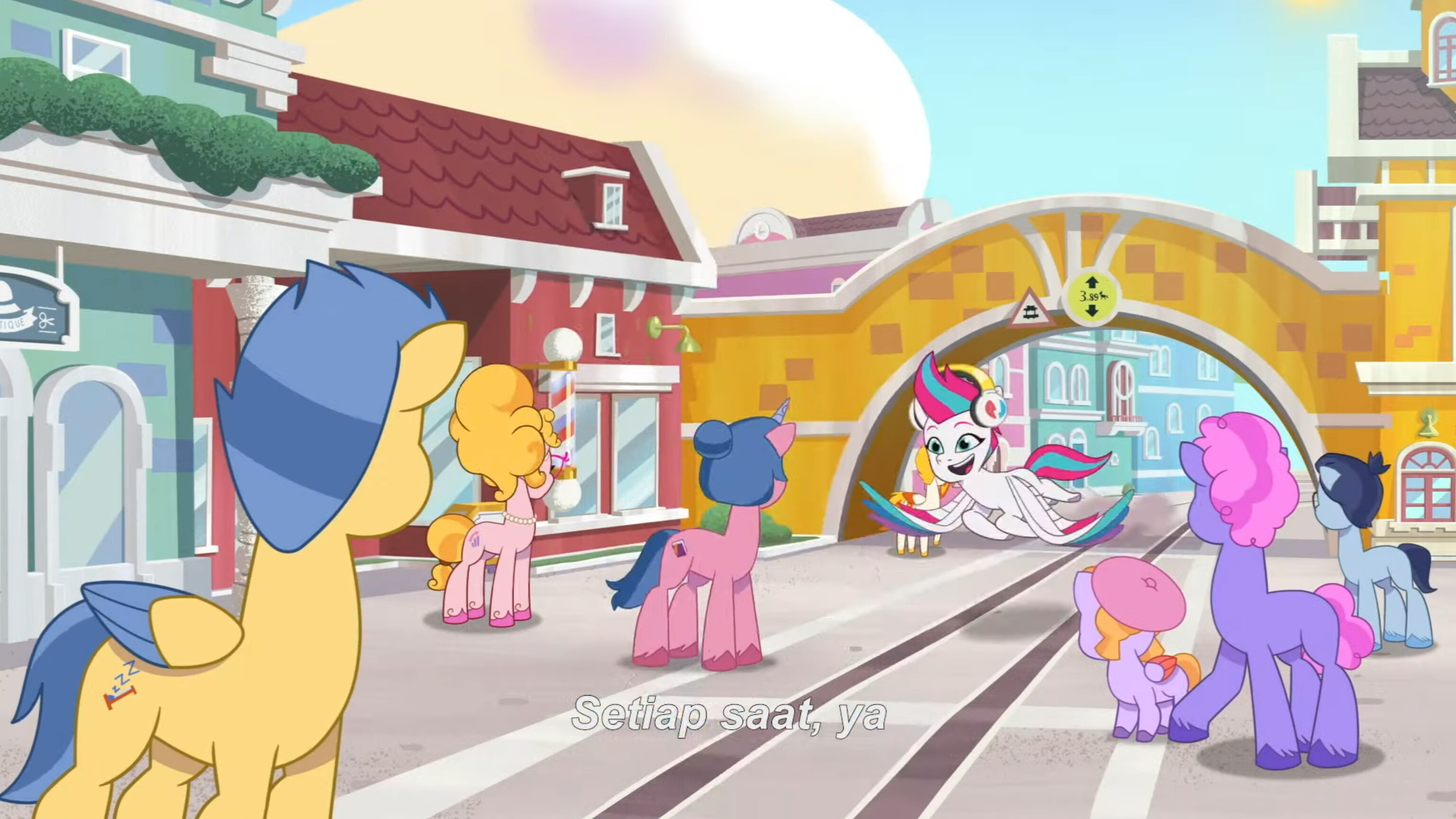 #3278469 - safe, screencap, dazey puzzle, flare (g5), lemon gear, paisley bluebell, phyllis ...