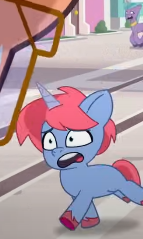 #3278747 - safe, screencap, kazoo (g5), pony, unicorn, g5, icy prints ...