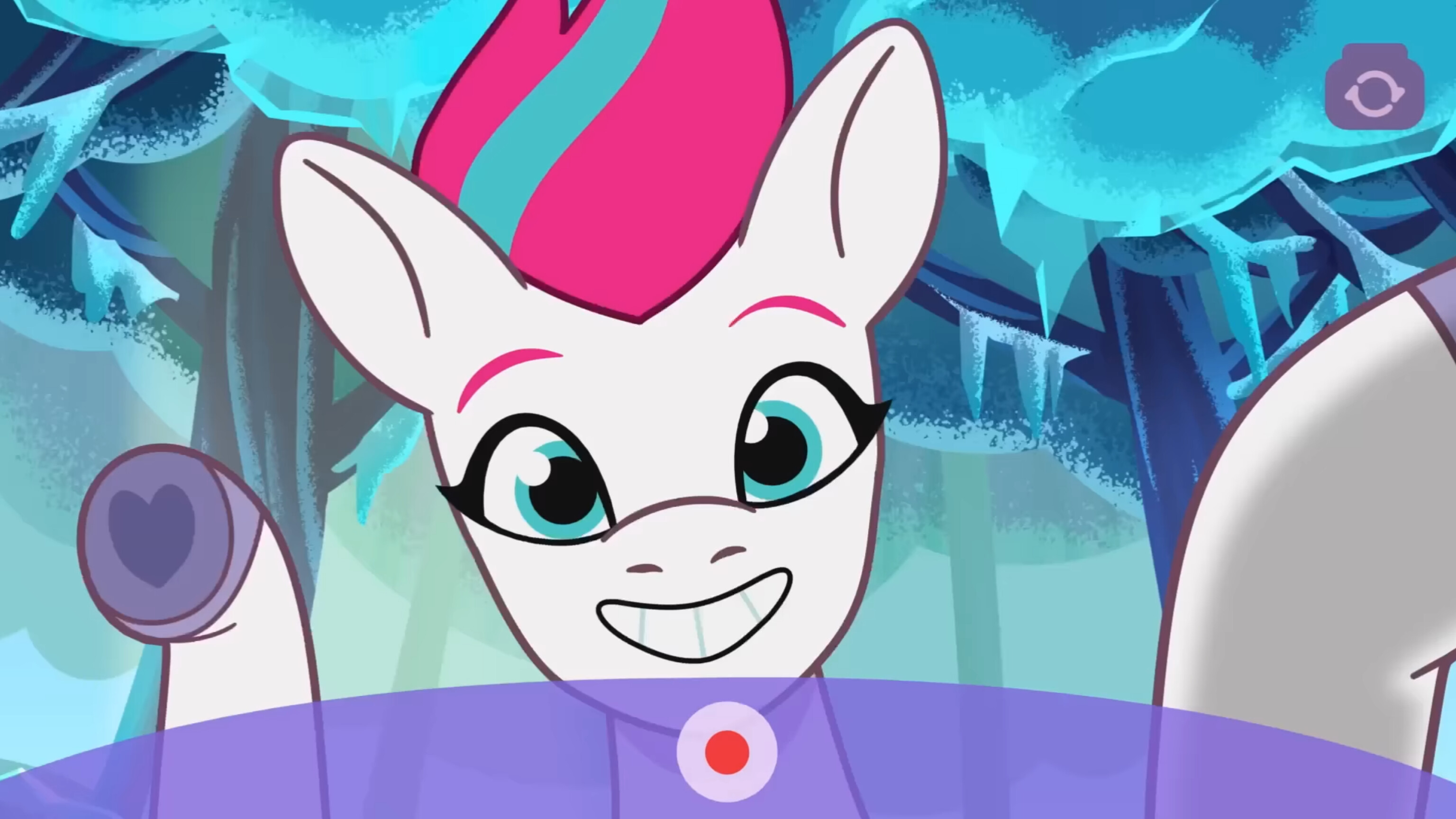 #3279791 - safe, screencap, zipp storm, pegasus, pony, g5, icy prints ...