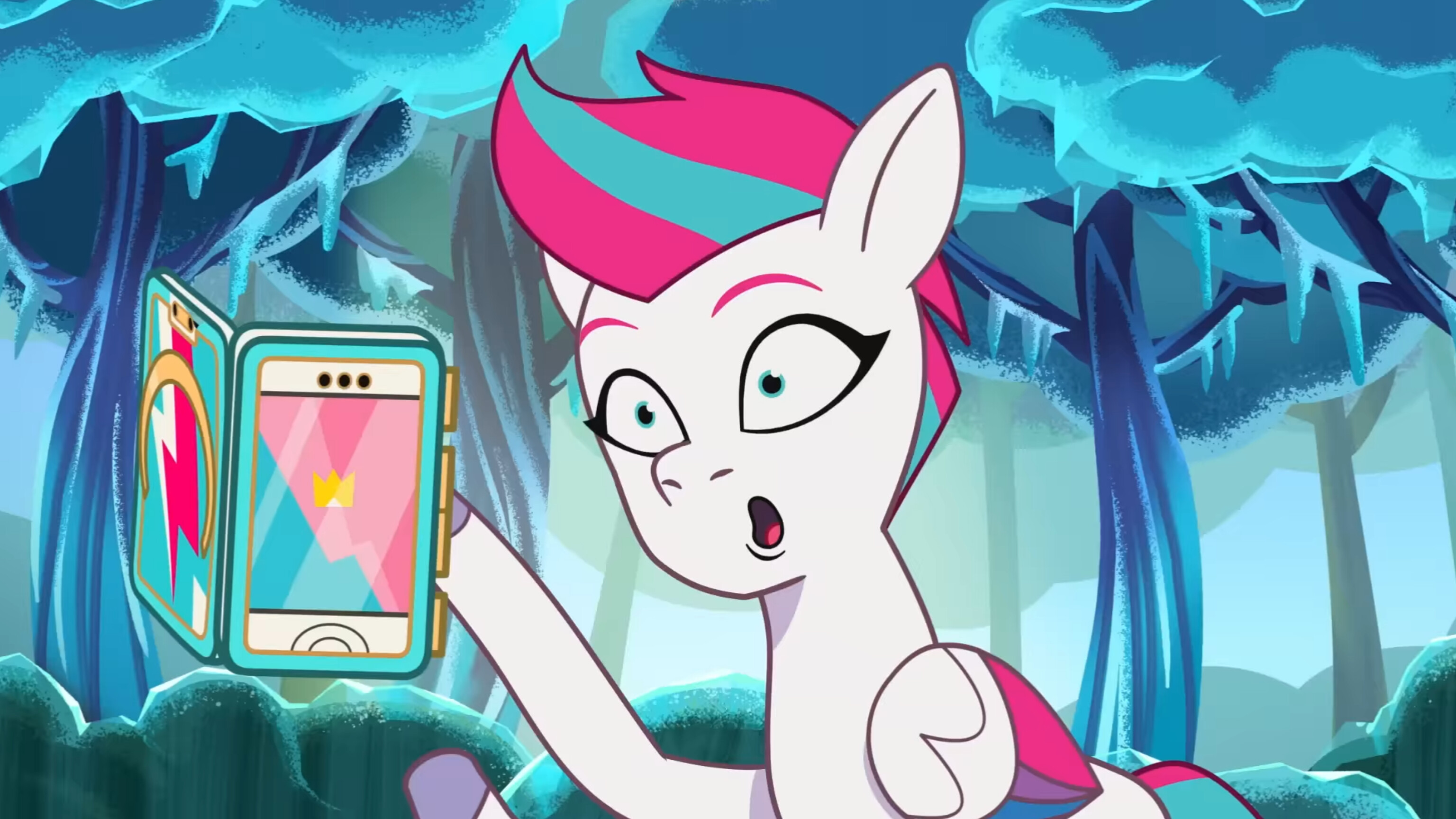 #3279811 - safe, screencap, zipp storm, pegasus, pony, g5, icy prints, my little pony: tell your ...