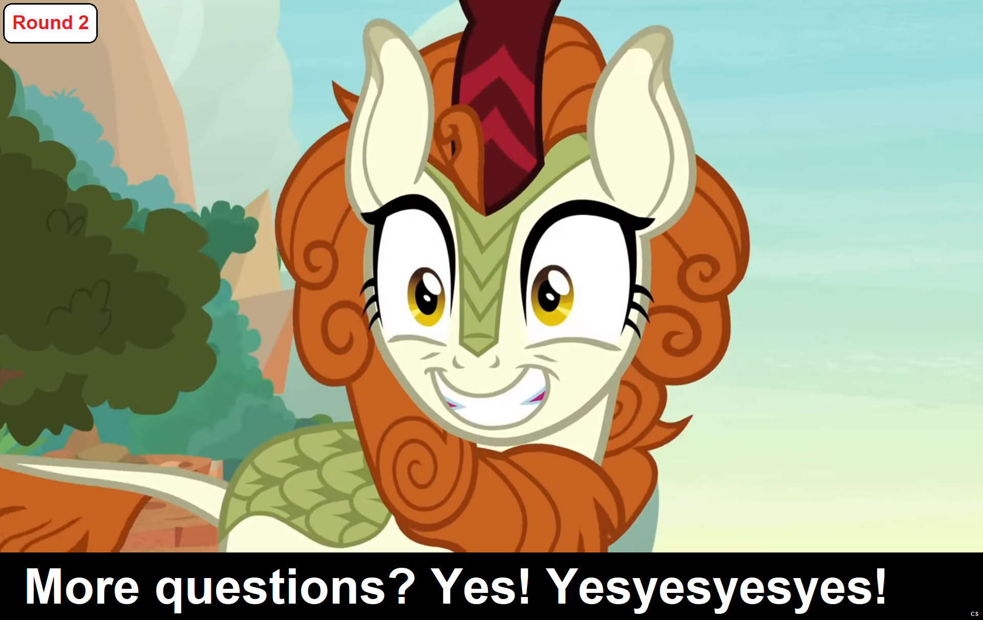 #3279823 - safe, edit, edited screencap, screencap, autumn blaze, kirin, comic:celestia's ...