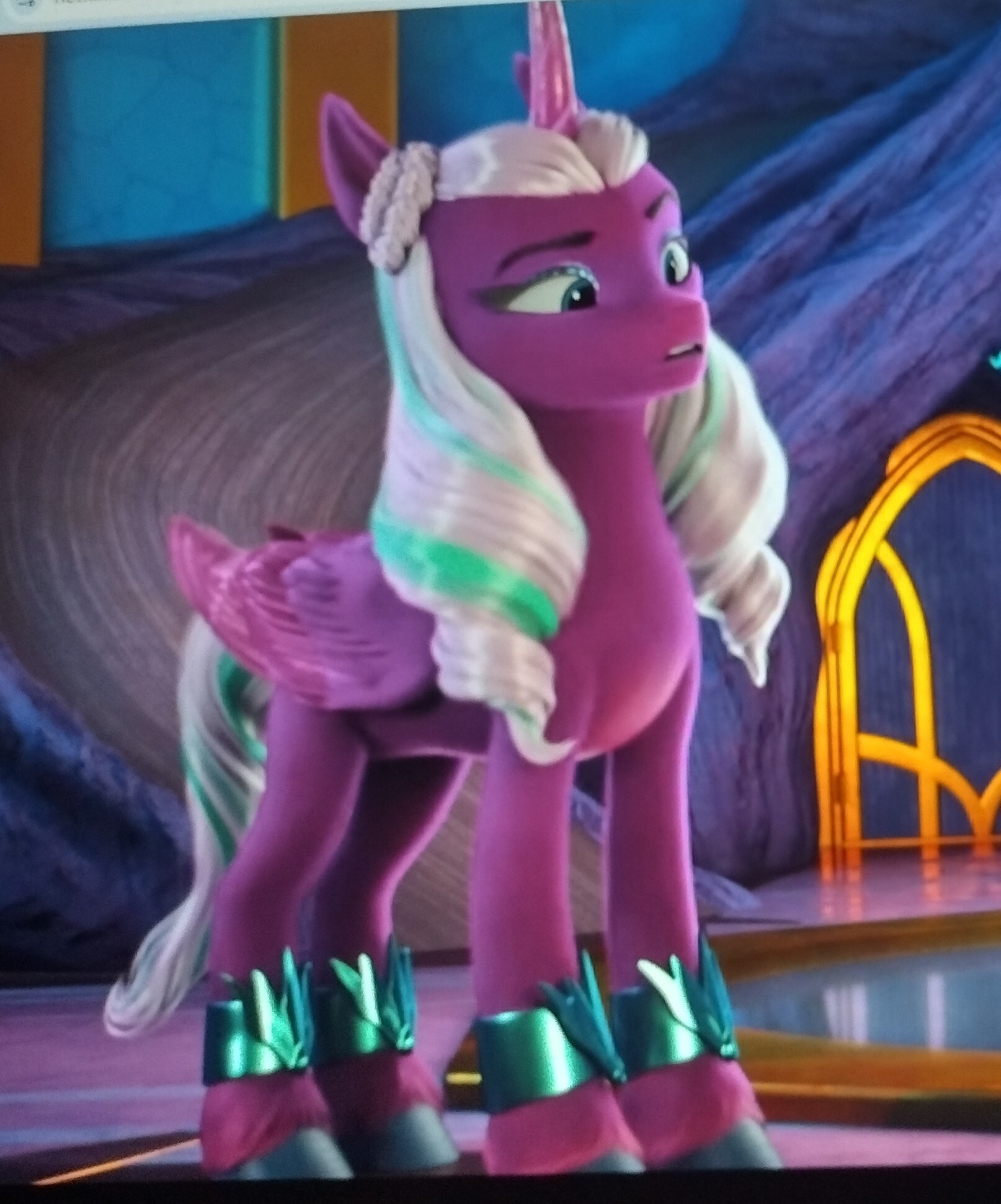 #3280682 - safe, screencap, opaline arcana, alicorn, pony, g5, hoof done it?, my little pony ...