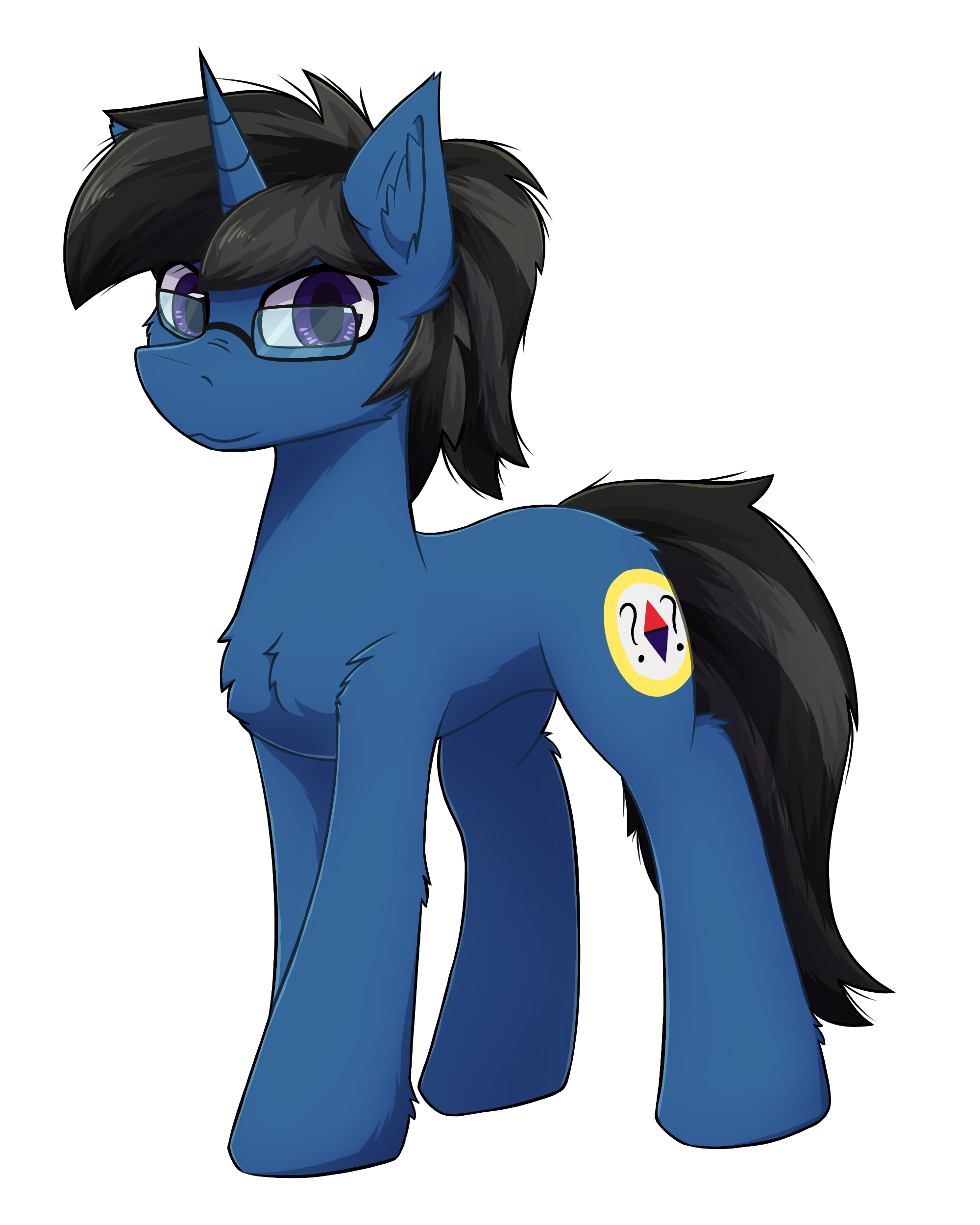 #3280906 - safe, artist:monycaalot, oc, oc only, oc:hbg, pony, unicorn, 2024 community collab ...