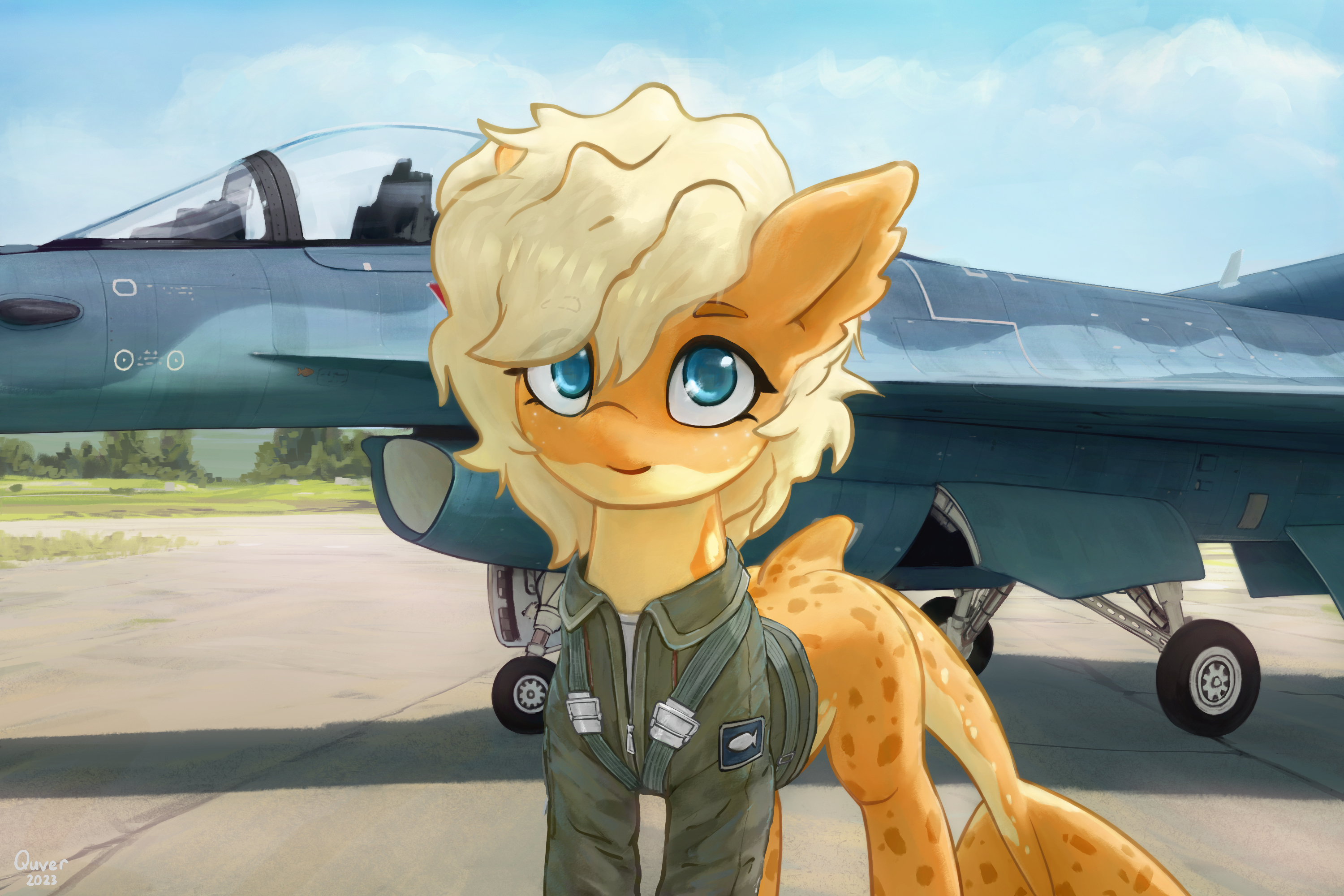 #3281490 - safe, artist:quvr, oc, oc only, original species, pony ...
