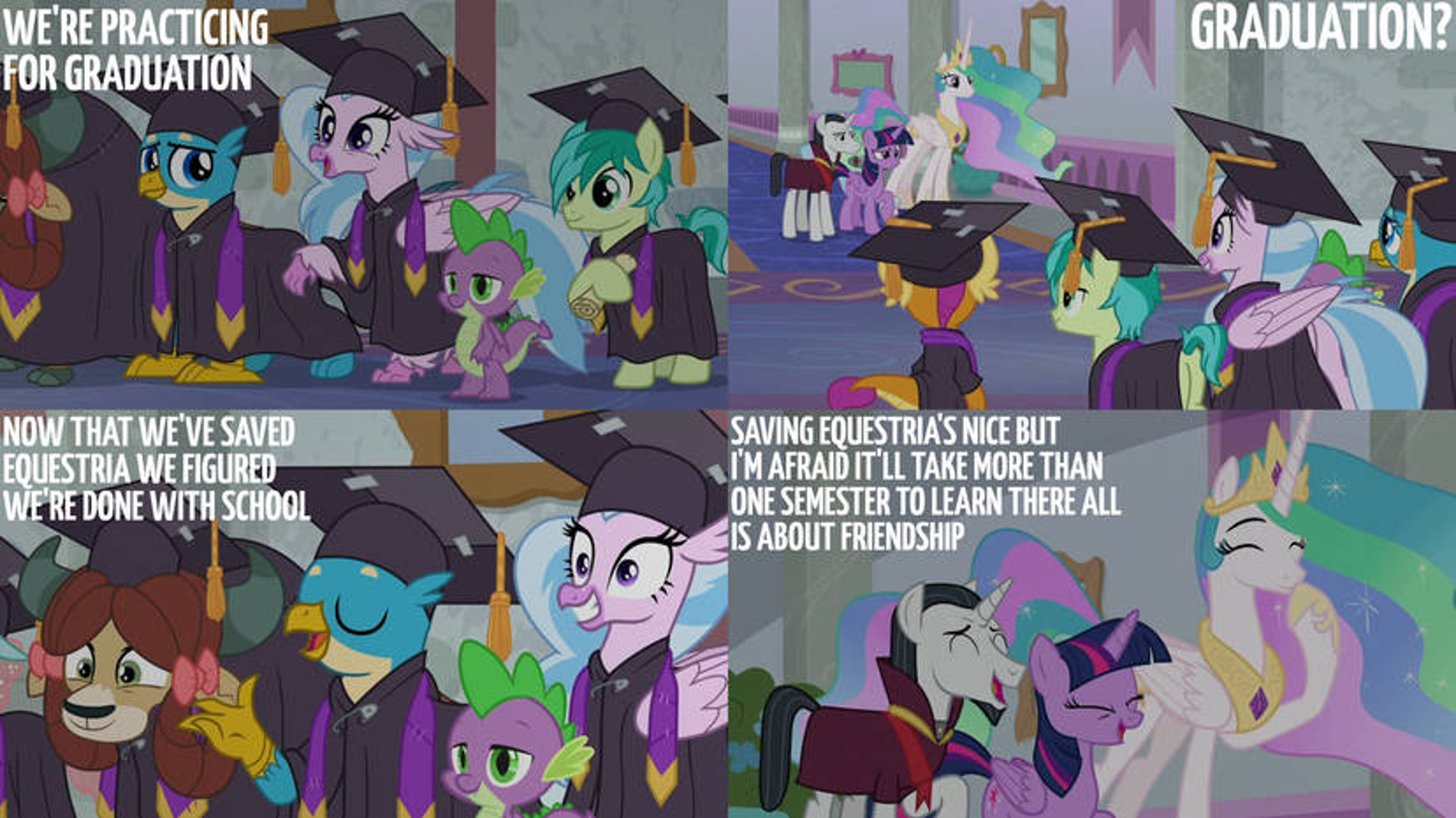 #3282325 - safe, edit, edited screencap, editor:quoterific, screencap, chancellor neighsay ...