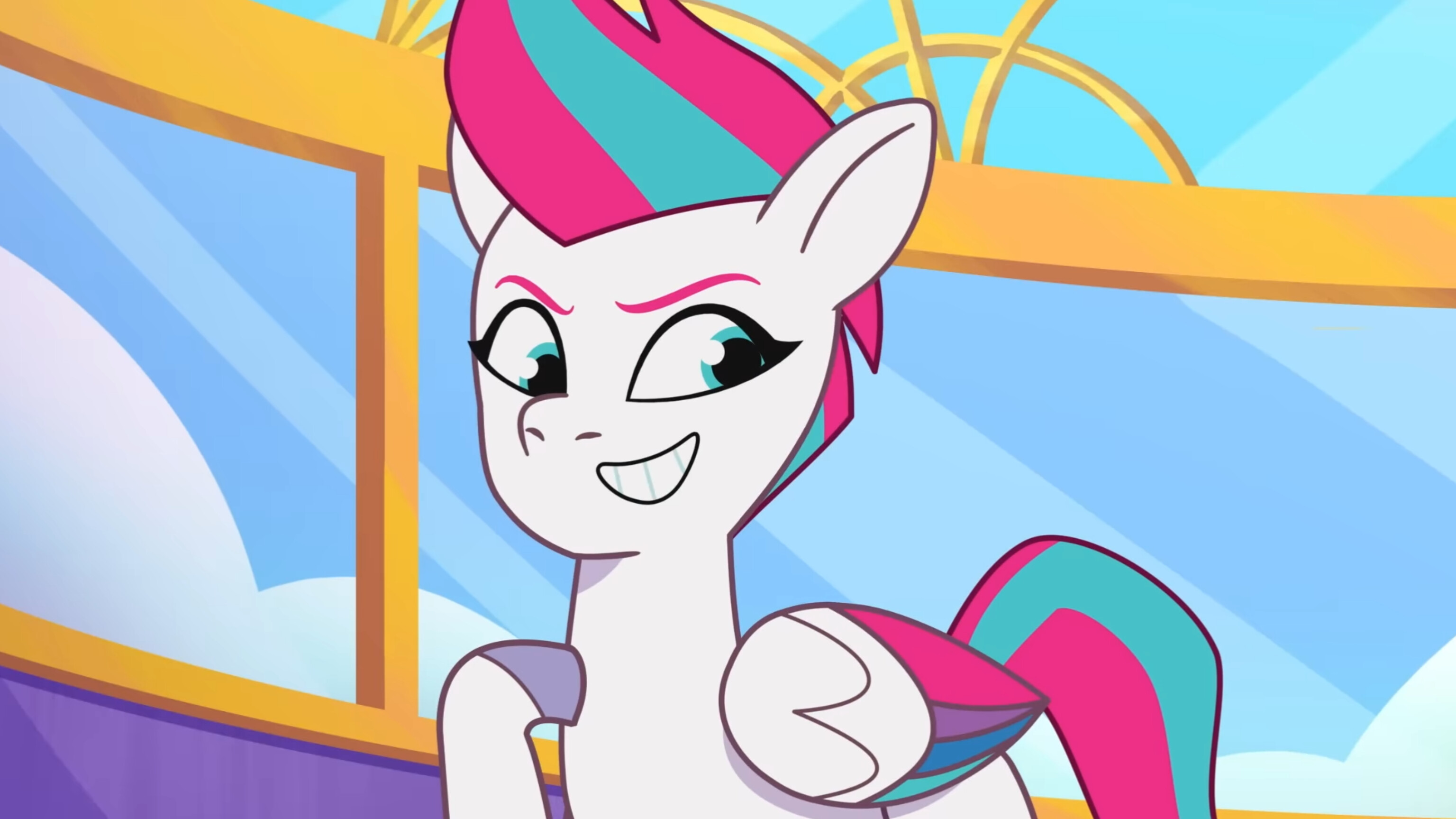 #3283060 - safe, screencap, zipp storm, pegasus, pony, g5, icy prints ...