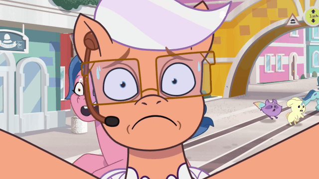 #3284178 - safe, screencap, flare (g5), kazoo (g5), luminous dazzle ...