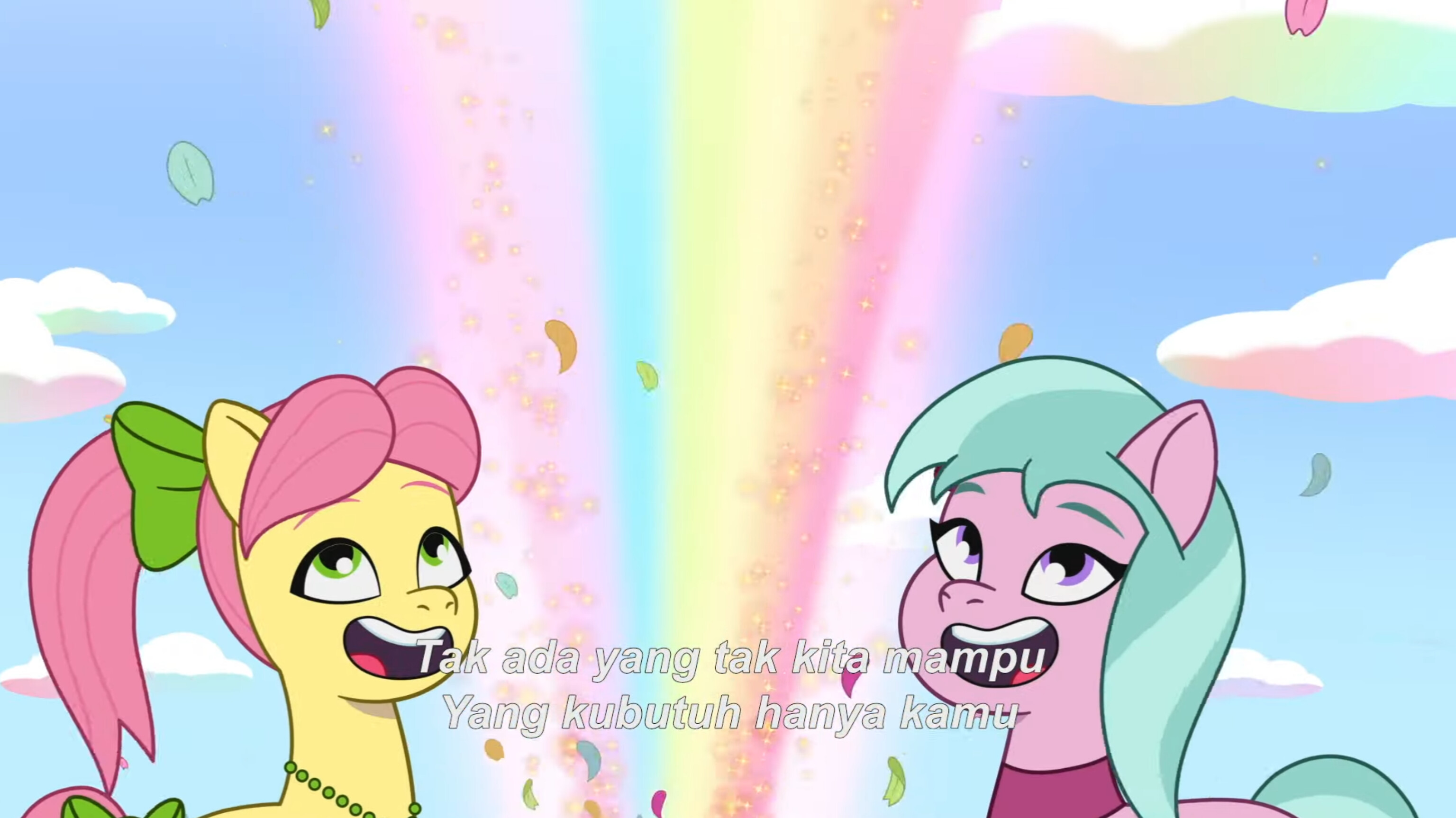 #3284389 - safe, screencap, dahlia, posey bloom, earth pony, pony, g5 ...