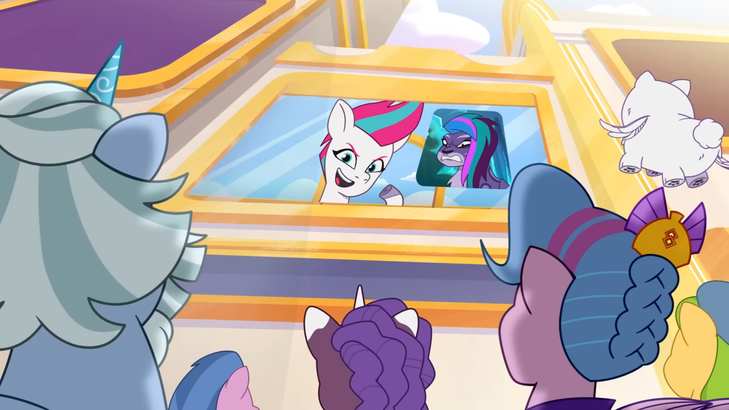 #3284582 - safe, screencap, allura, alphabittle blossomforth, alpine ...