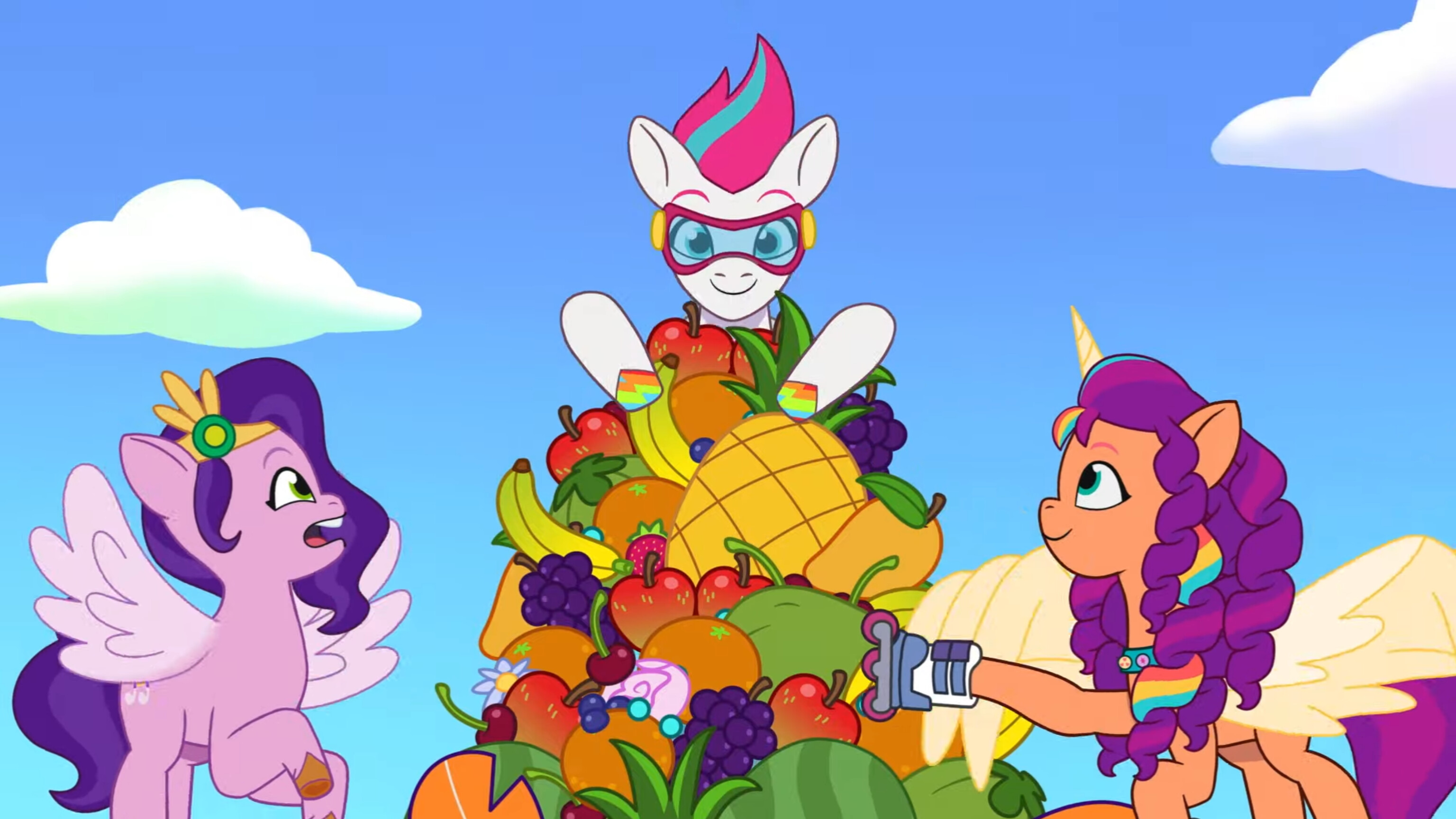 #3284743 - safe, screencap, pipp petals, sunny starscout, zipp storm ...