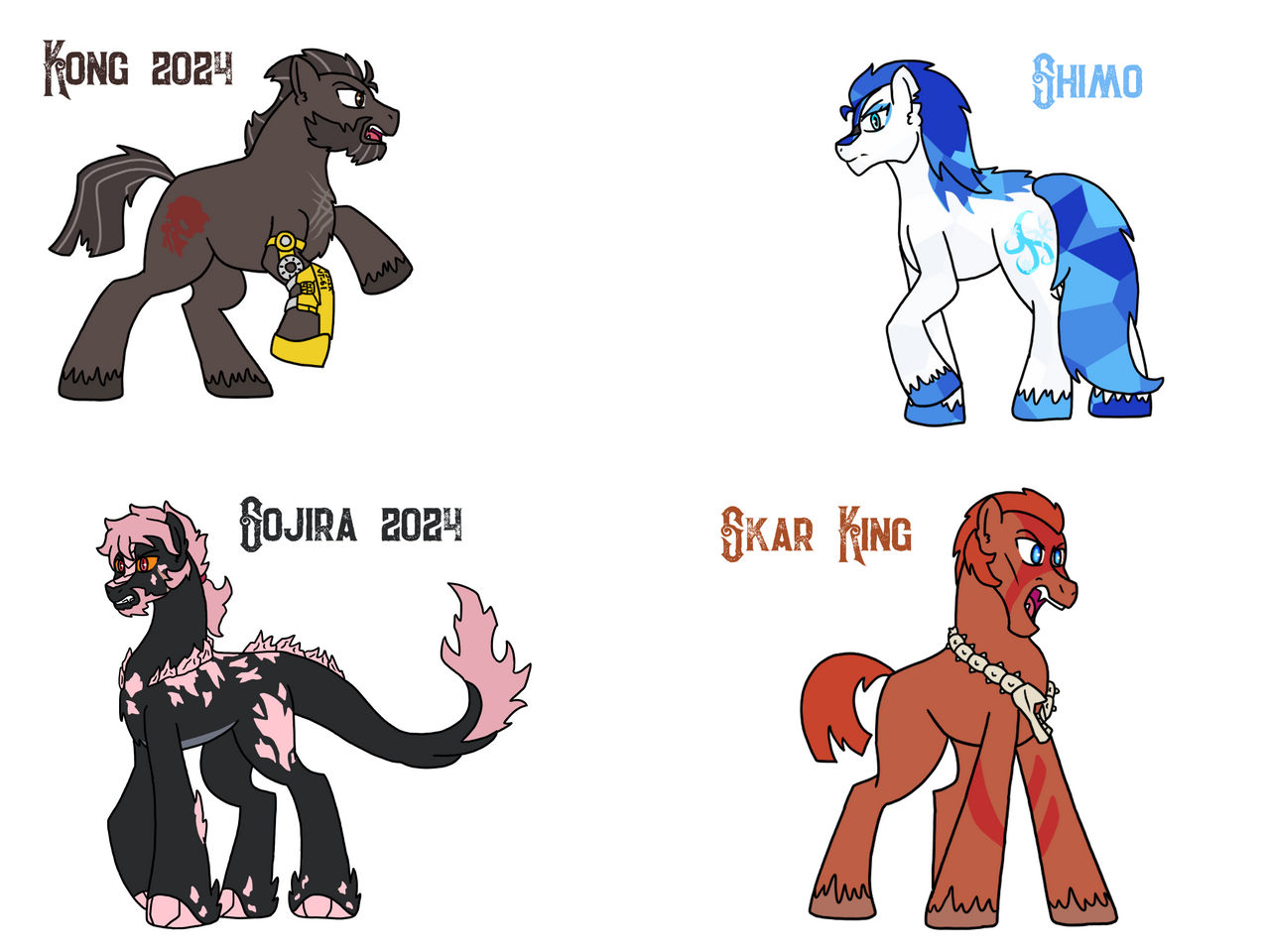 #3285062 - safe, artist:lionpatriot, earth pony, kaiju, kaiju pony ...