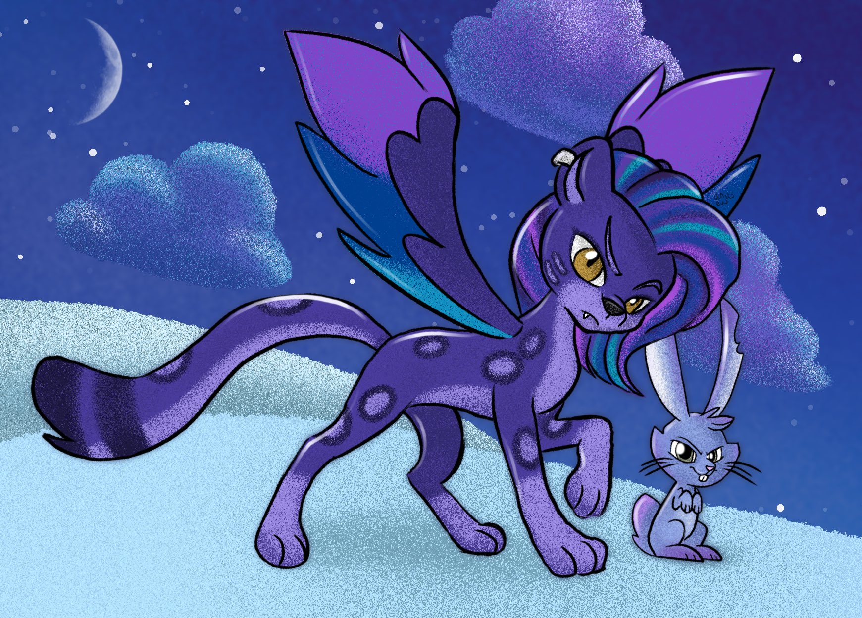 #3285190 - safe, artist:amynewblue, allura, twitch (g5), aq bars, big ...