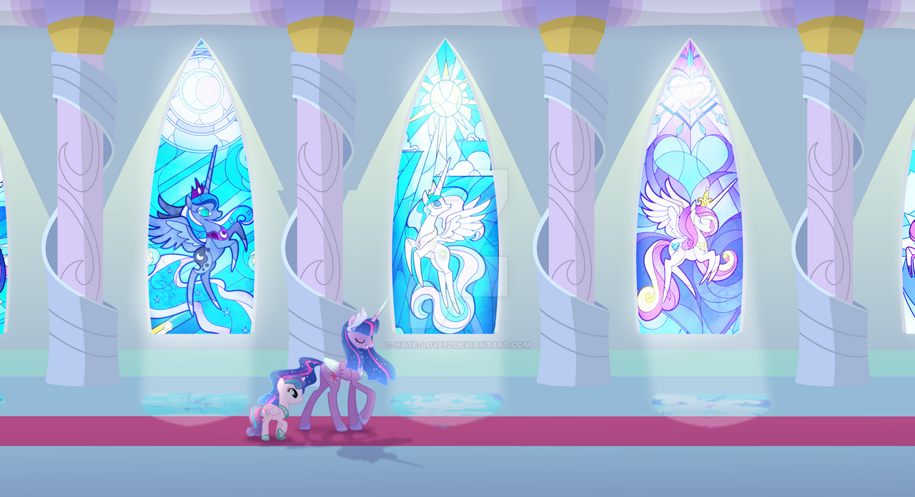 #3286119 - safe, artist:hate-love12, princess cadance, princess ...