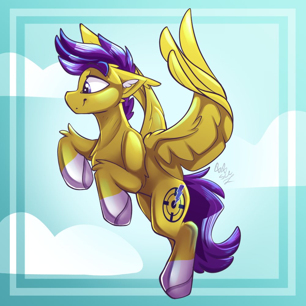 #3286174 - safe, artist:starcasteclipse, oc, oc only, pegasus, pony, concave belly, flying, male ...