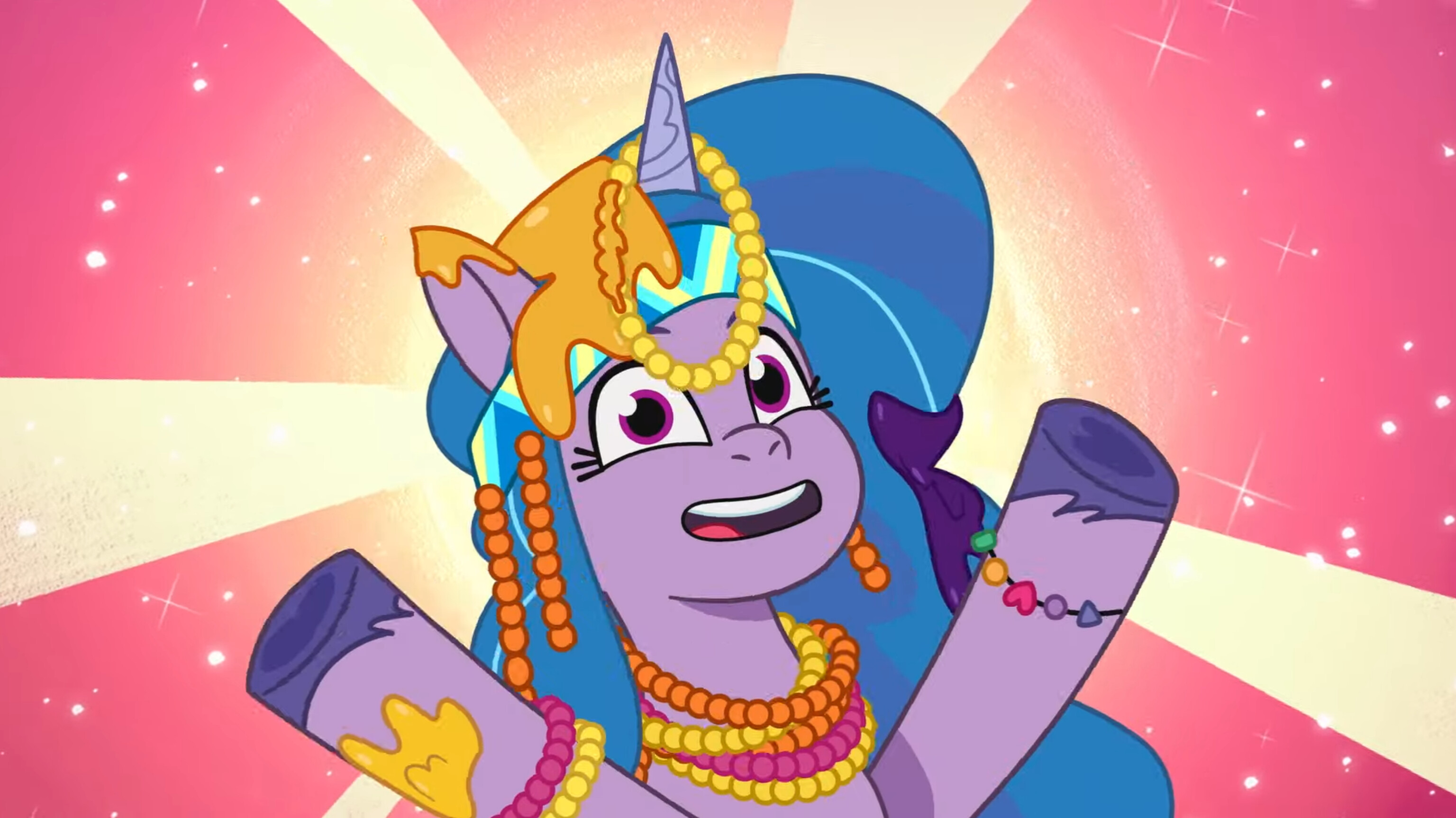 #3286410 - safe, screencap, izzy moonbow, pony, unicorn, g5, heavy is ...