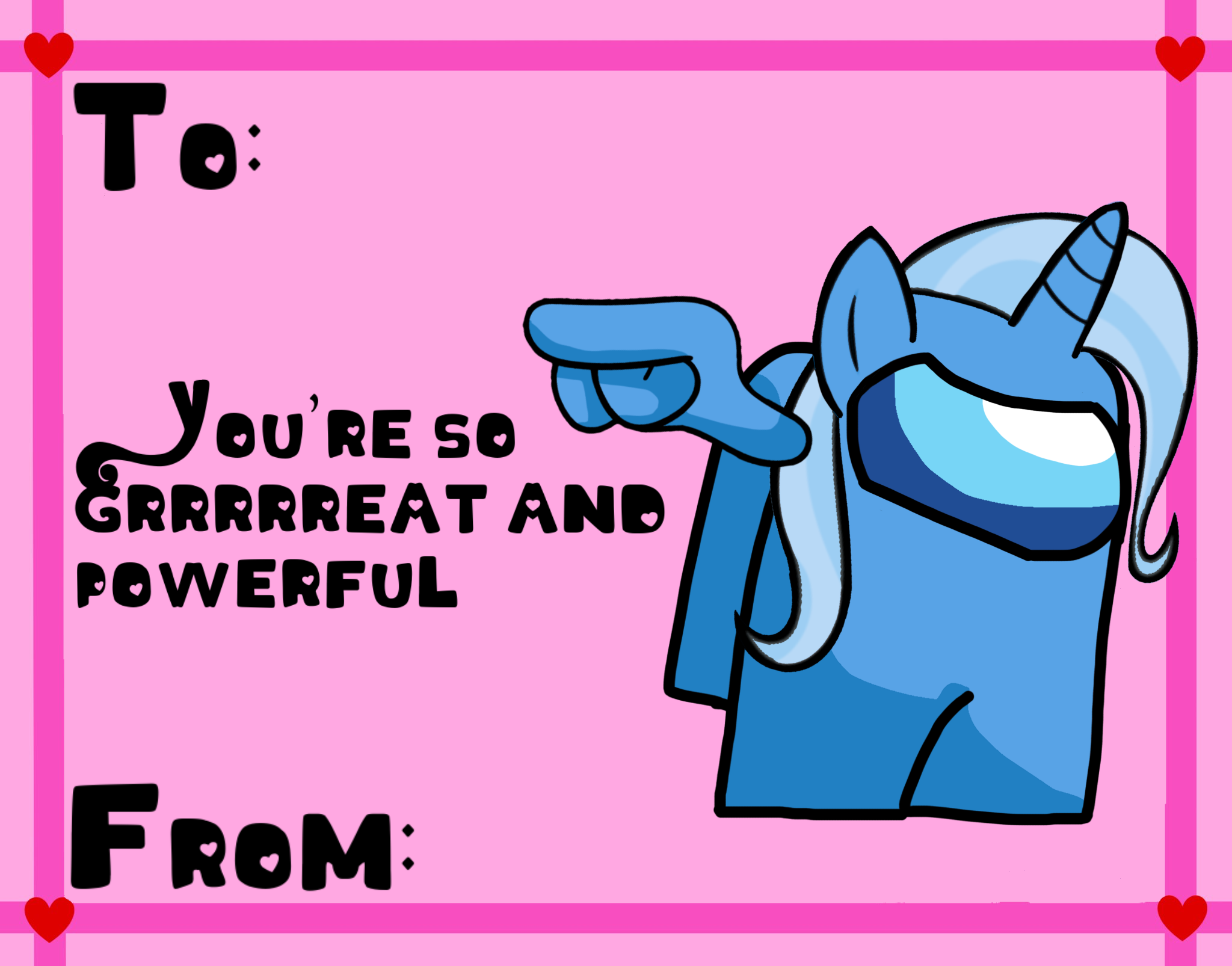 #3286572 - safe, artist:josephthedumbimpostor, trixie, g4, among us ...