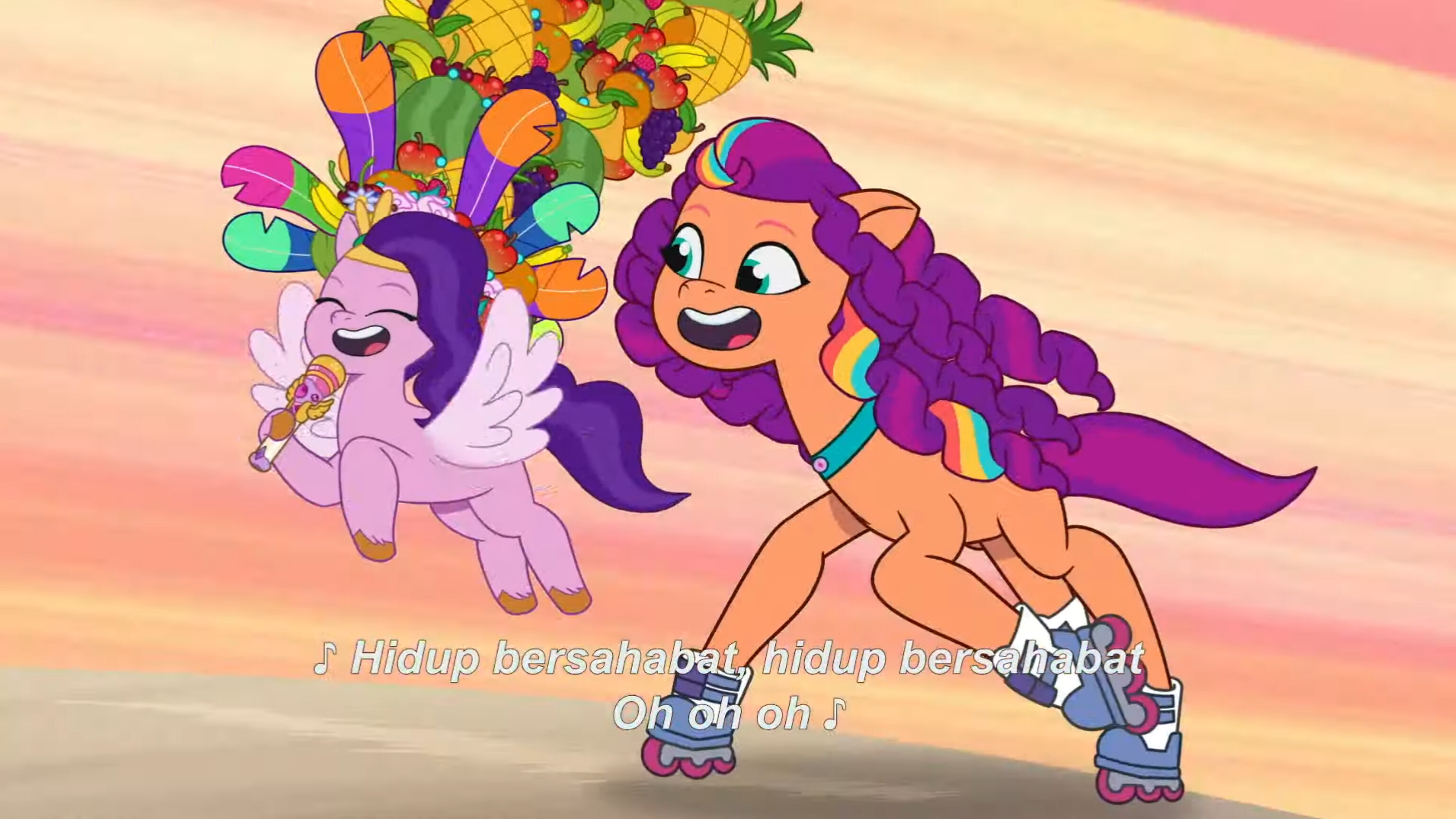 #3286951 - safe, screencap, pipp petals, sunny starscout, earth pony ...