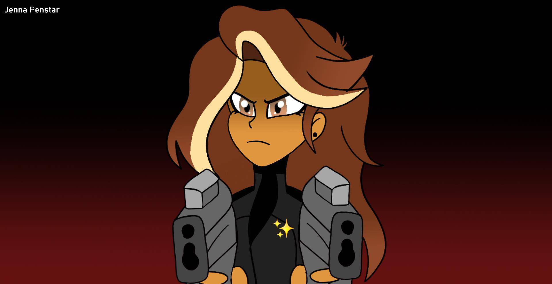 #3288337 - safe, artist:jenna56, oc, oc only, oc:jen star, human ...