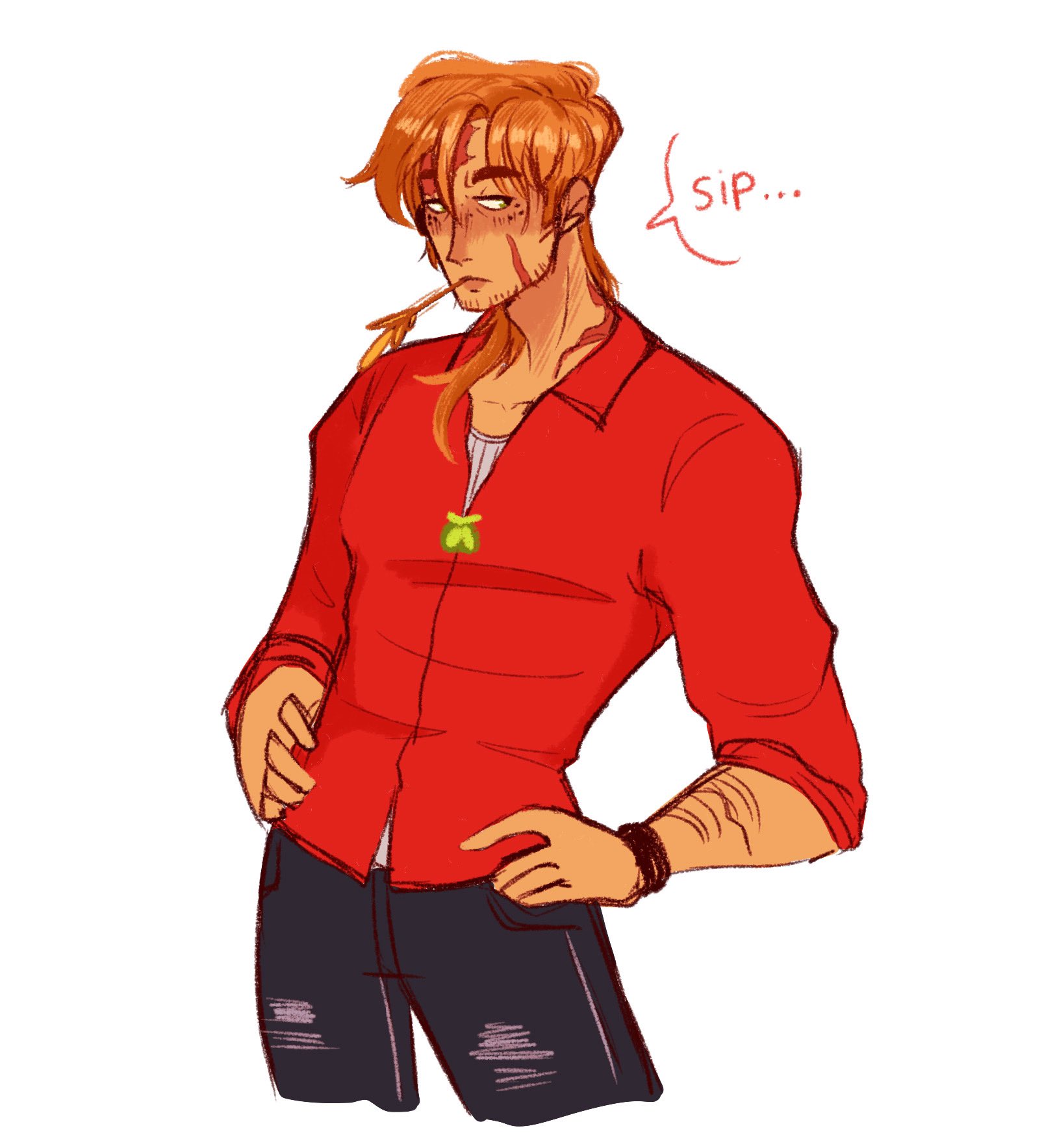 #3289325 - safe, artist:damienmarkan, big macintosh, human, ..., arm ...