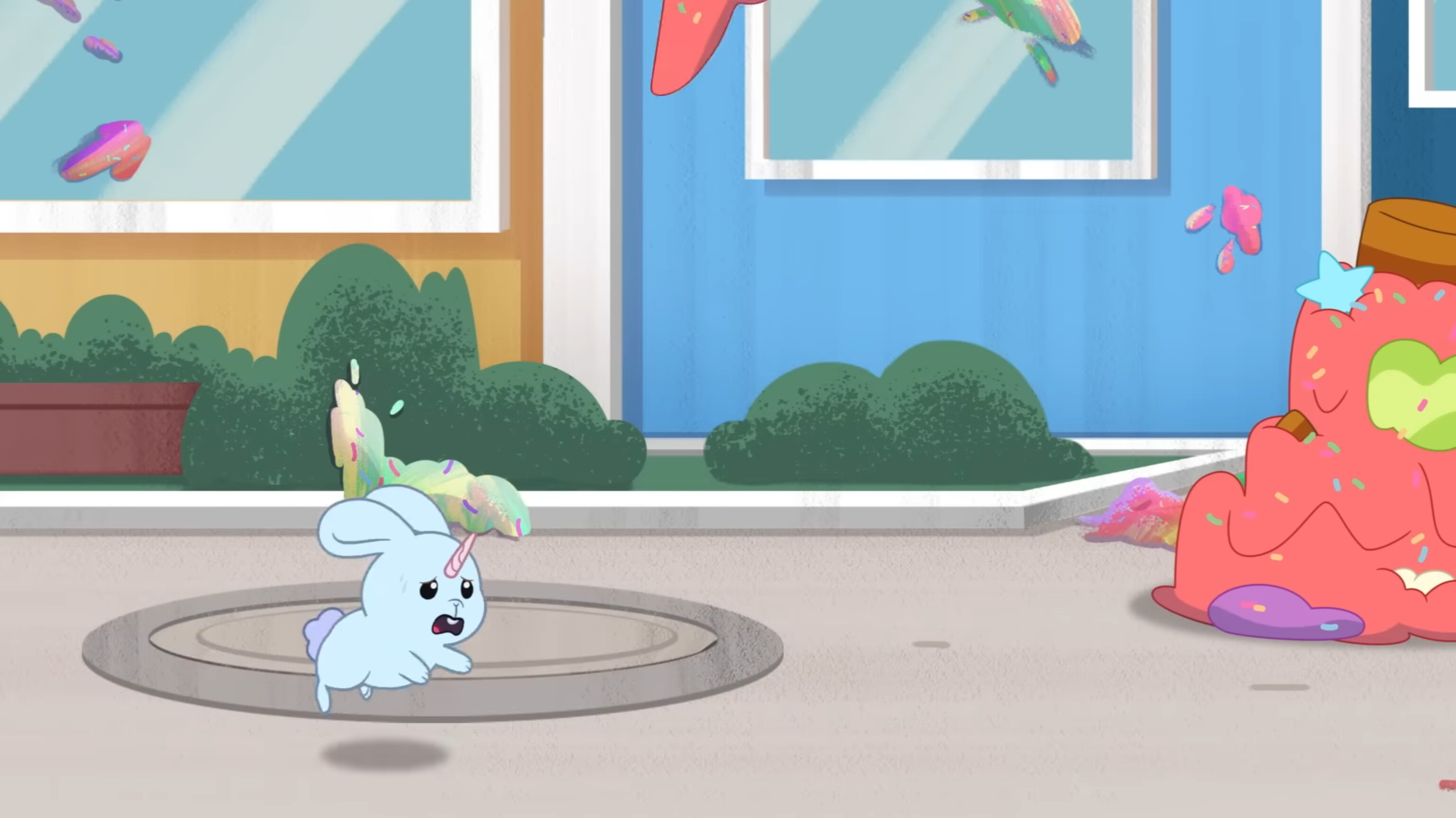 #3290682 - safe, screencap, bunnycorn, rabbit, cake dragon, g5, my ...