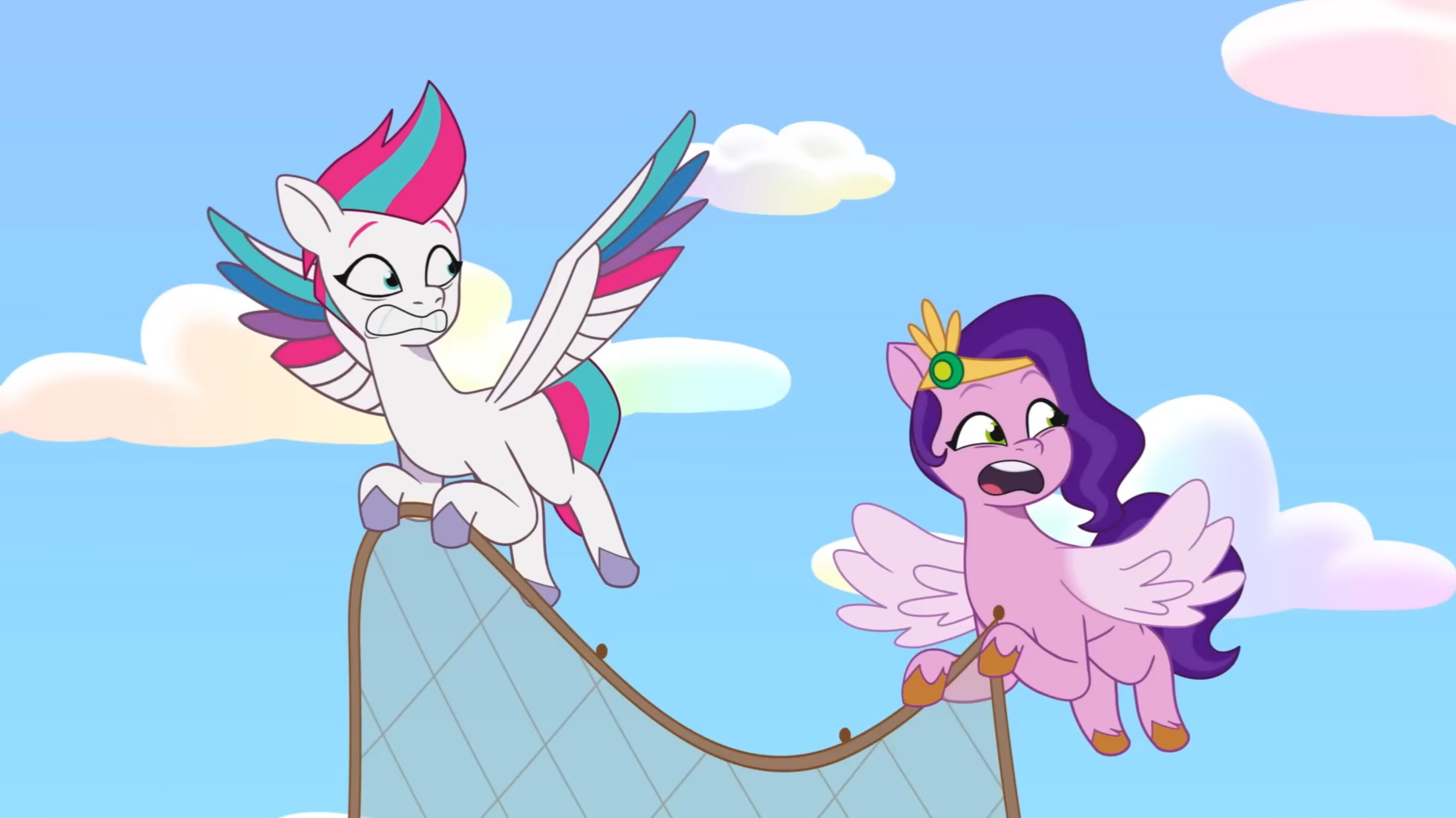 #3290806 - safe, screencap, pipp petals, zipp storm, pegasus, pony ...