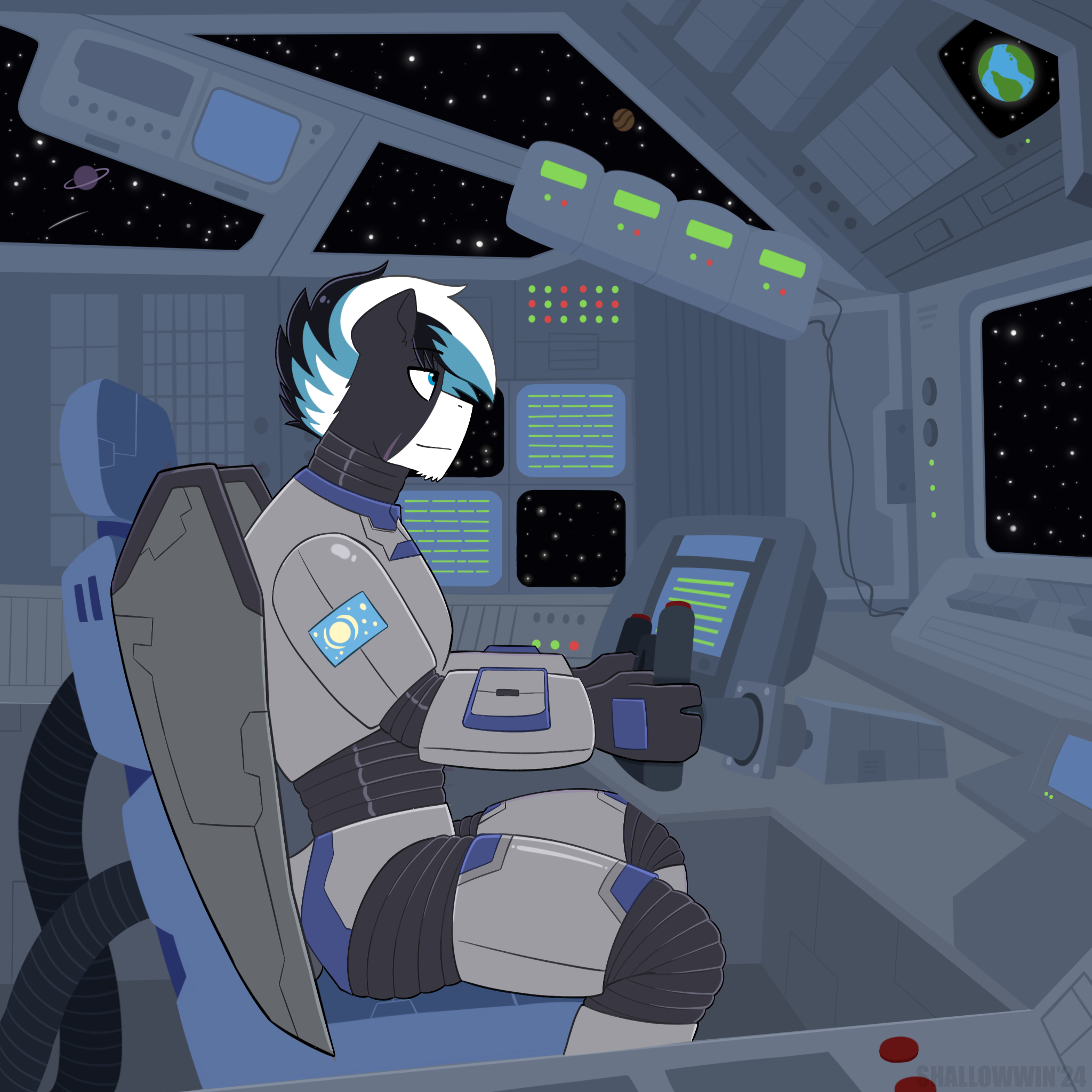 #3290923 - safe, artist:shallowwin, oc, oc only, oc:squall windfeather ...