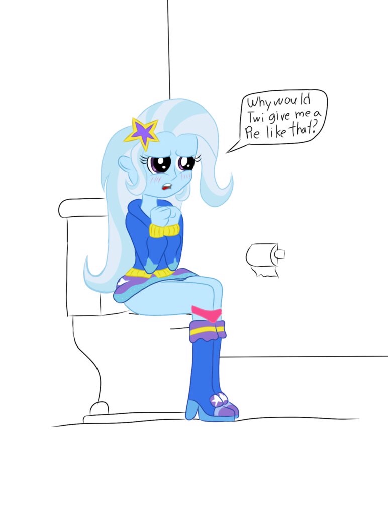 #3290949 - source needed, suggestive, artist:vx-eve-xv, trixie, human ...