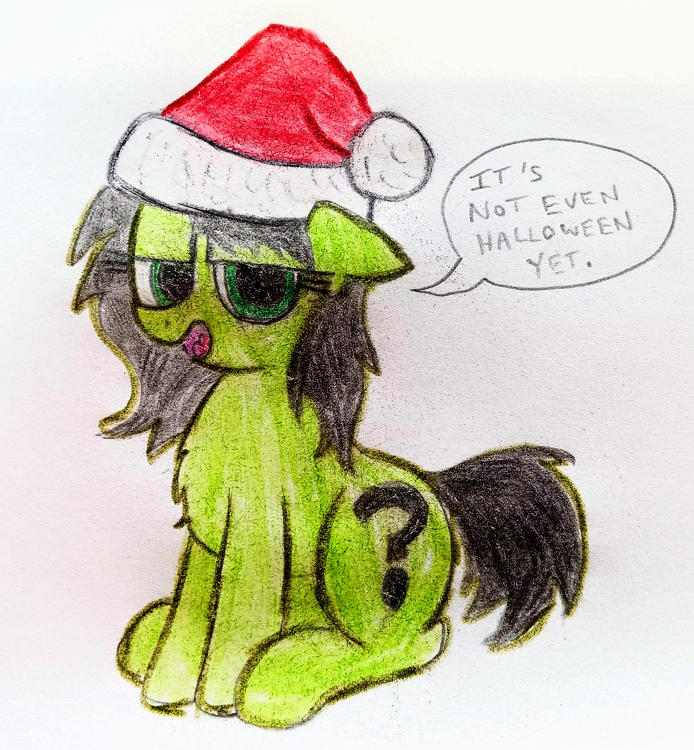#3275043 - safe, artist:dhm, oc, oc:filly anon, pony, /mlp/, /ss ...