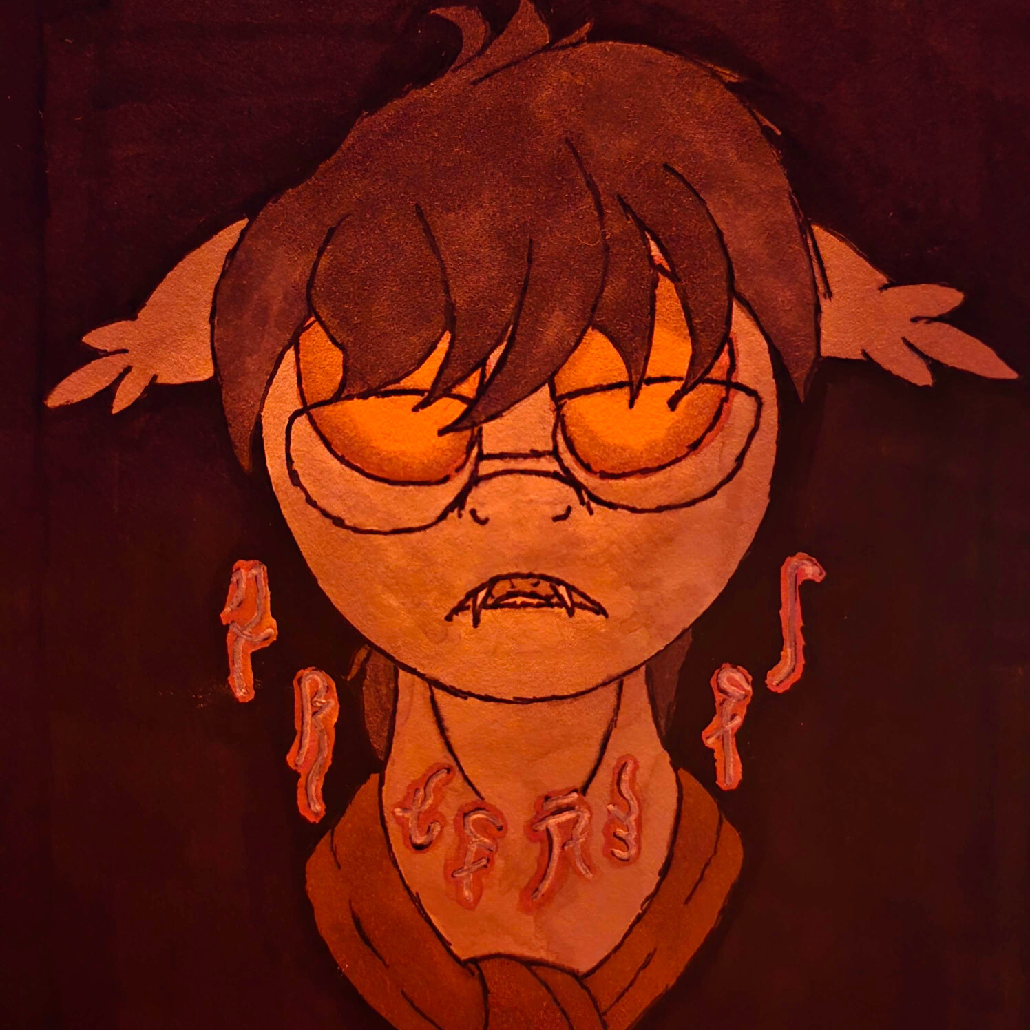 #3454309 - safe, artist:rustlerustle, oc, oc only, oc:cornerstone, bat ...