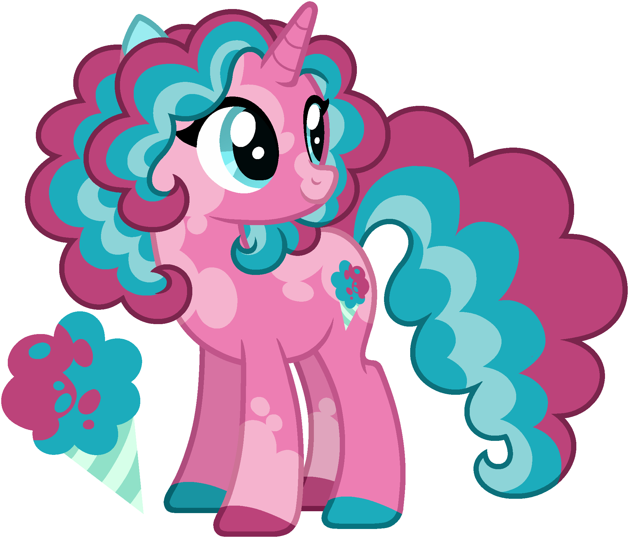 #3460661 - safe, artist:strawberry-spritz, oc, pony, unicorn, female, horn, mare, parents ...